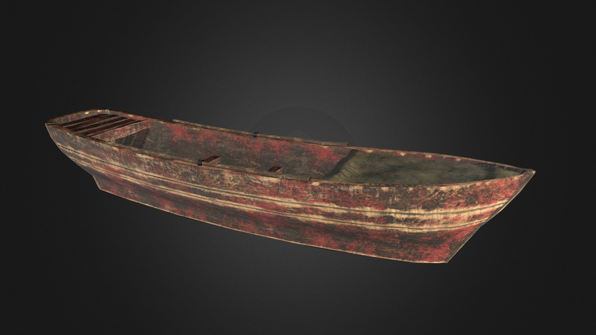 Old Medieval Rowboat - 3D model by Onur Berat Bulat (@onur_berat_bulat ...
