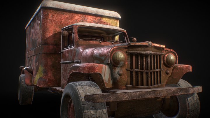 Abandoned-car 3D models - Sketchfab
