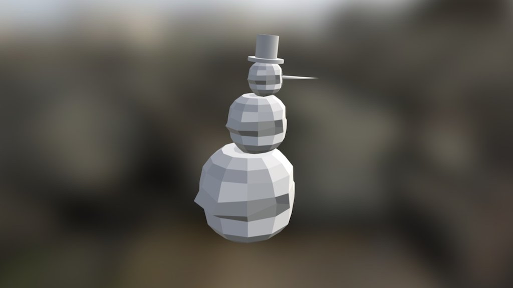 snowperson - 3D model by NathanWestrope (@lobsterboi) [32891d1] - Sketchfab