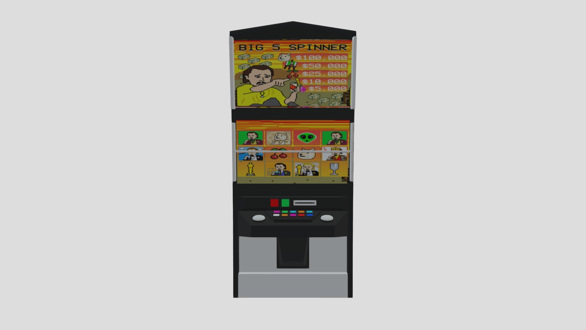 Slot Machine - Download Free 3D model by davidgersch [328950c] - Sketchfab