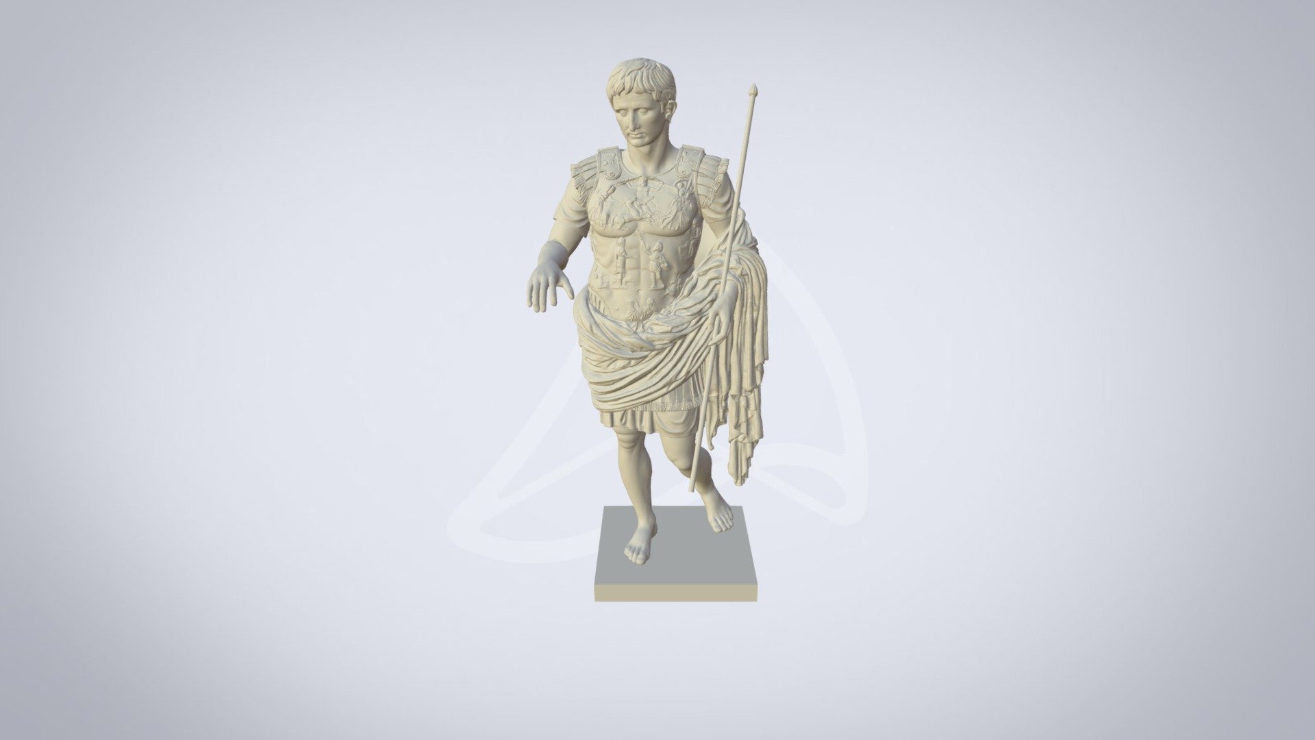 Caesar Augustus - 3D model by shu_digital [328a43a] - Sketchfab