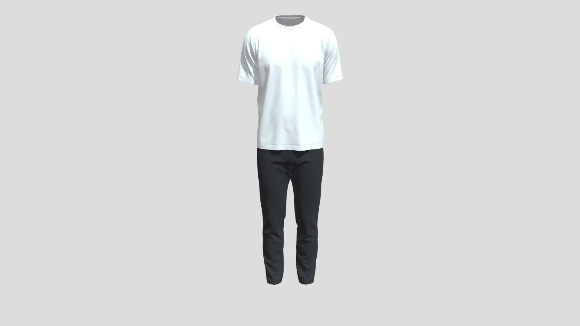 T-Shirt Outfit - Buy Royalty Free 3D model by najdmie [328baf1 ...