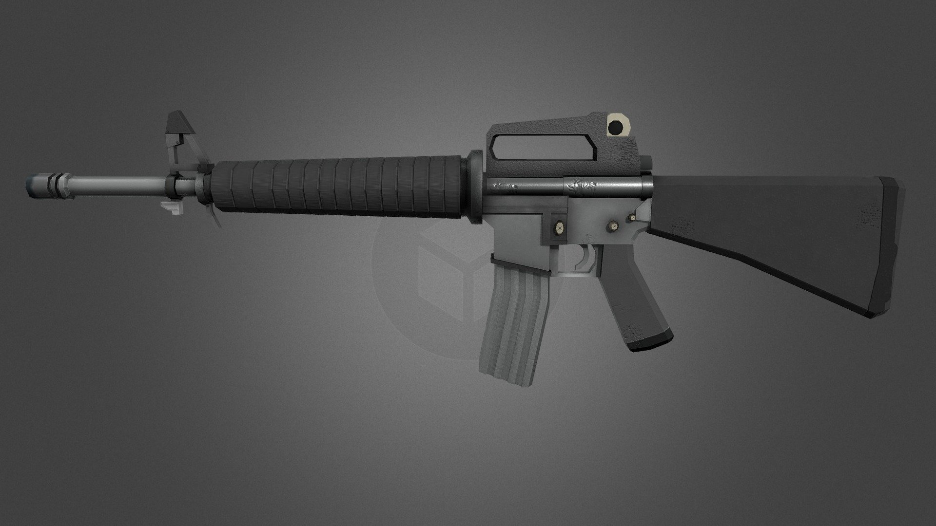 3D Rifle Gun - 3D model by Lightwolfz [328fd24] - Sketchfab