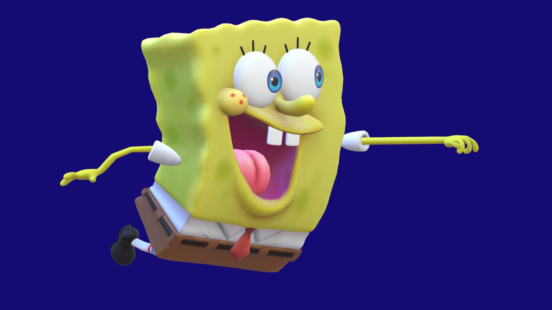 NASB2 - SpongeBob Pose 01 Render - Download Free 3D model by SMF ...