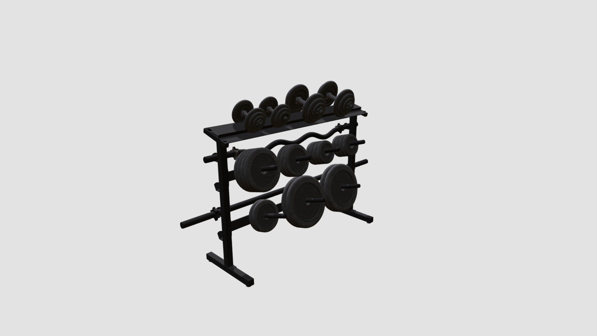 Gym equipment - Buy Royalty Free 3D model by Evermotion [329125d ...