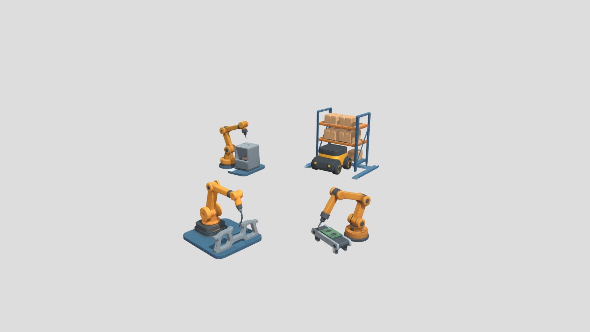 Real World Robots - 3D model by Hue Learn (@huelearn) [3291b90] - Sketchfab