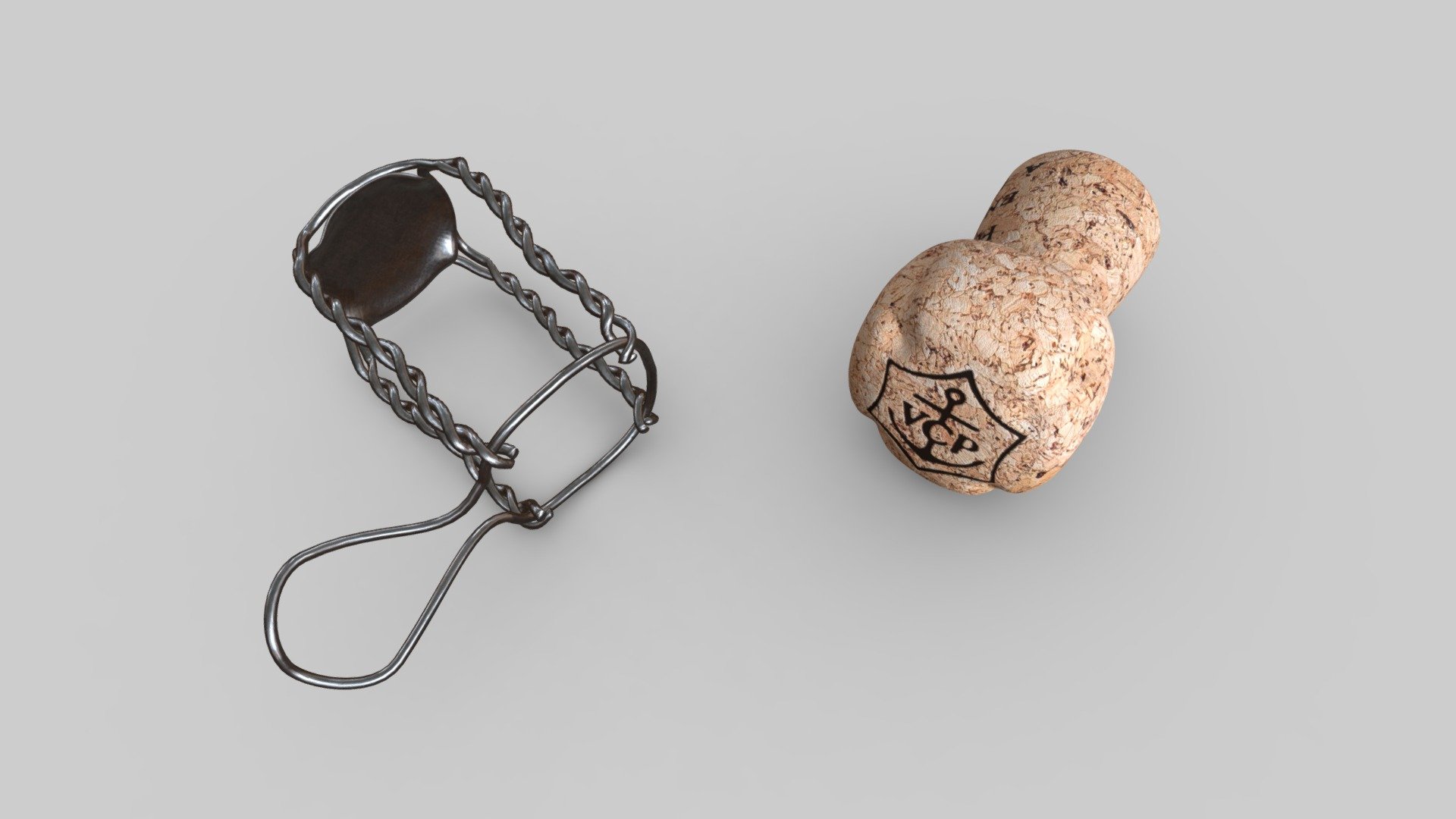 Champagne Wires - Muselet - 3D model by FunctionalResearch_3D ...