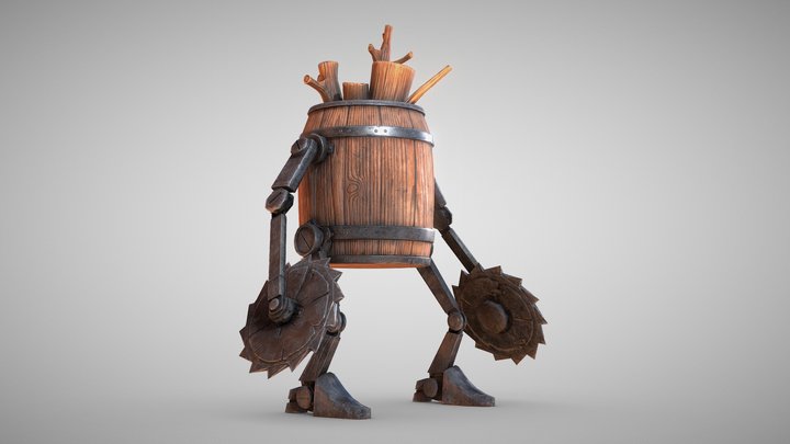Barrel 3D models - Sketchfab
