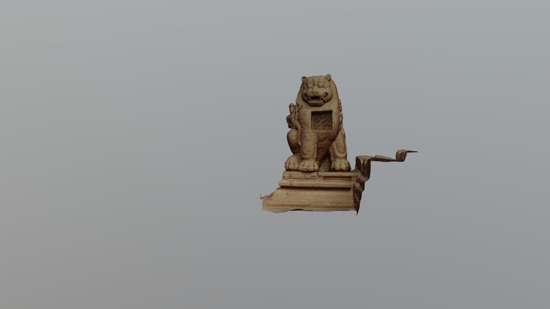 Indian Lion (Simha) Statue - 3D model by paulosyabetz [3295e0d] - Sketchfab