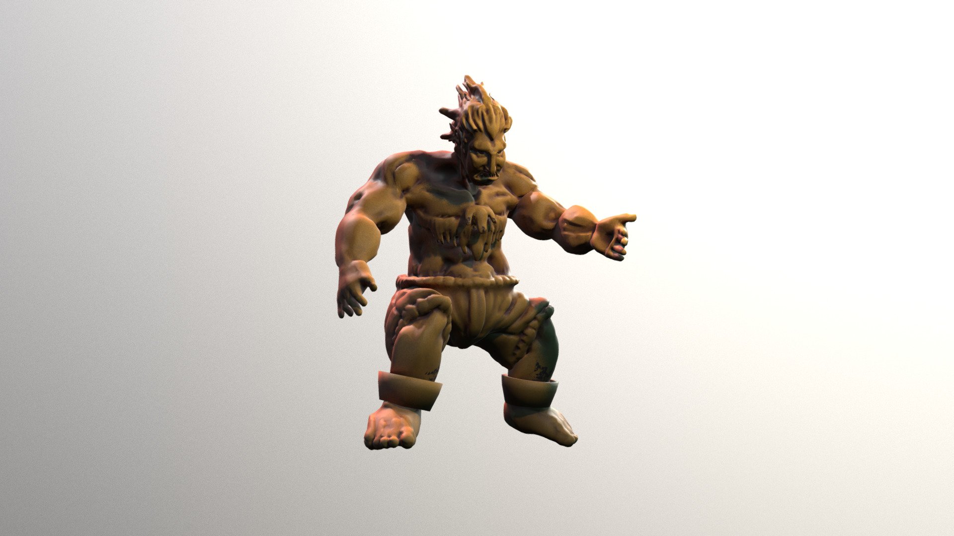 Blanka from Street Fighter - 3D model by Stefano Di Filippo ...