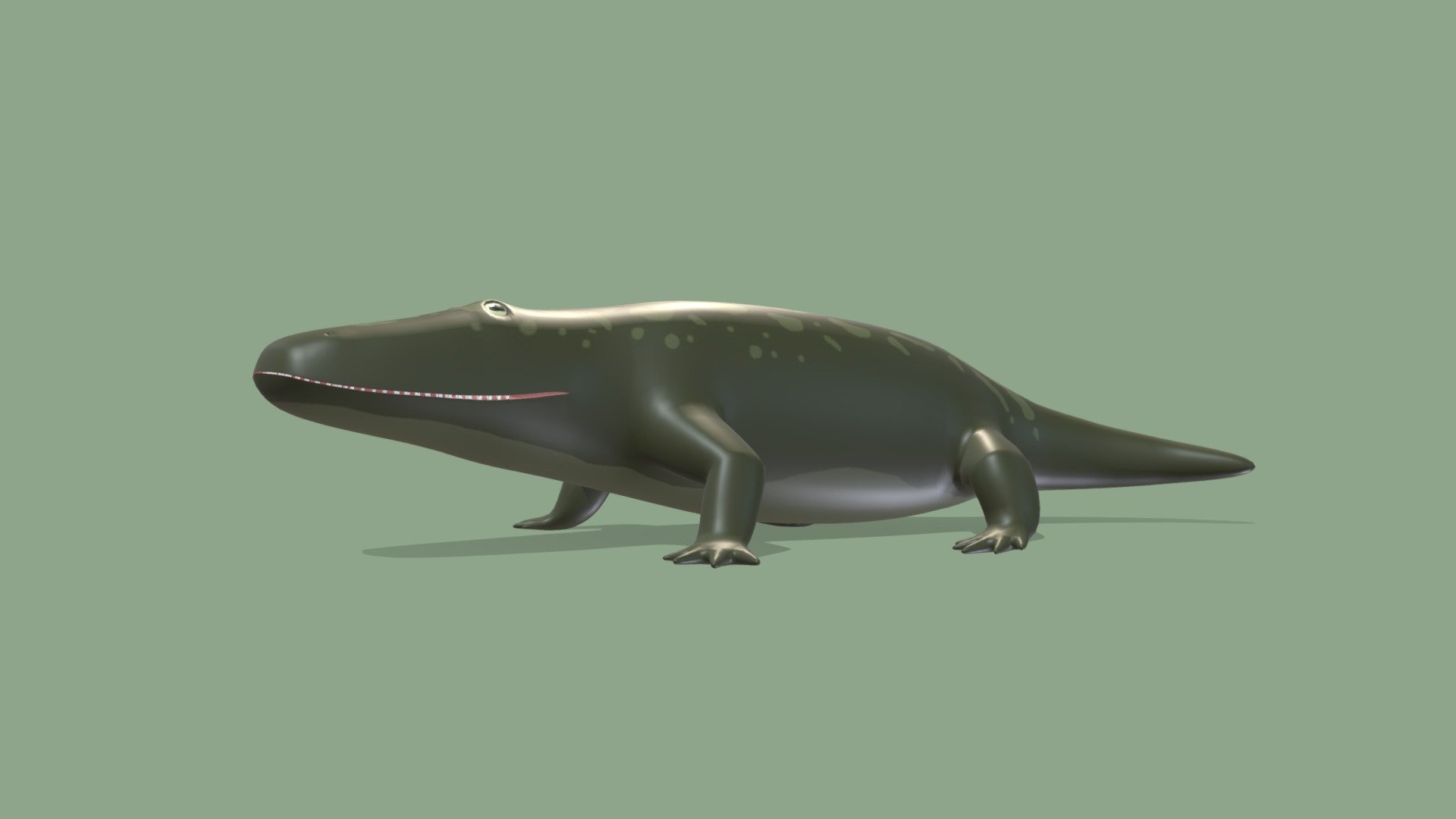 Eryops - 3D model by JakubSolar [3297457] - Sketchfab