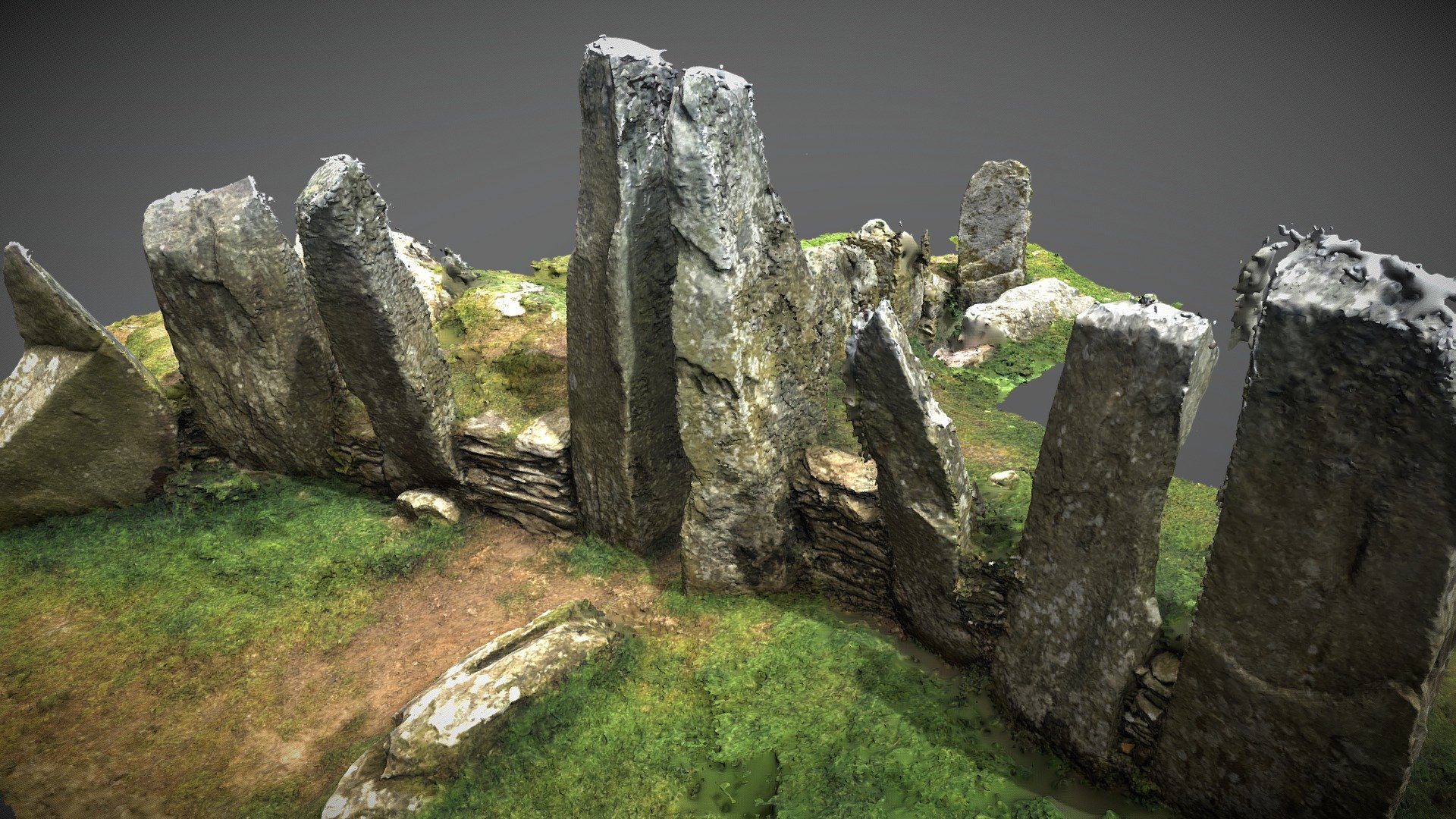 Cairnholy 1 - Chambered Cairn, Galloway - Download Free 3D model by ...