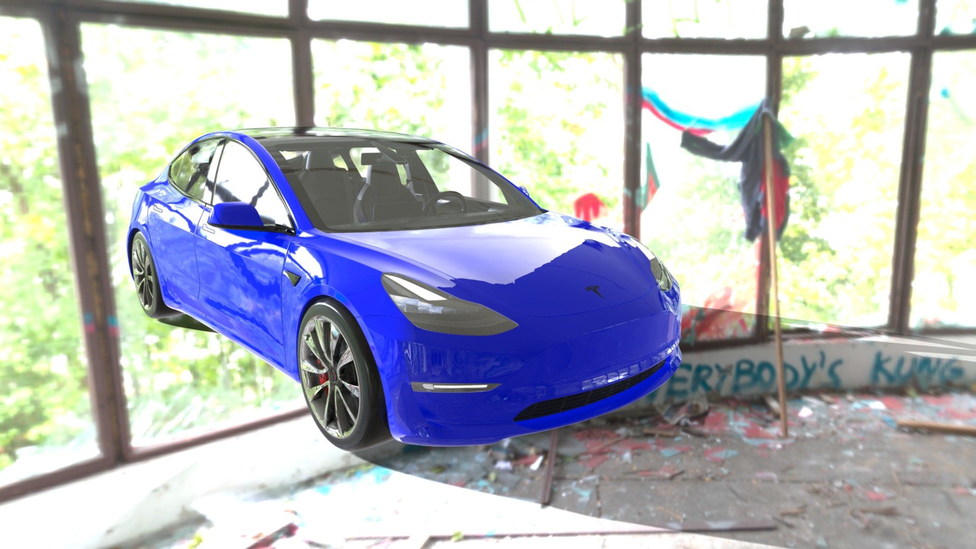 Tesla Model 3 - Download Free 3D model by aaflak6443 [32986cd] - Sketchfab