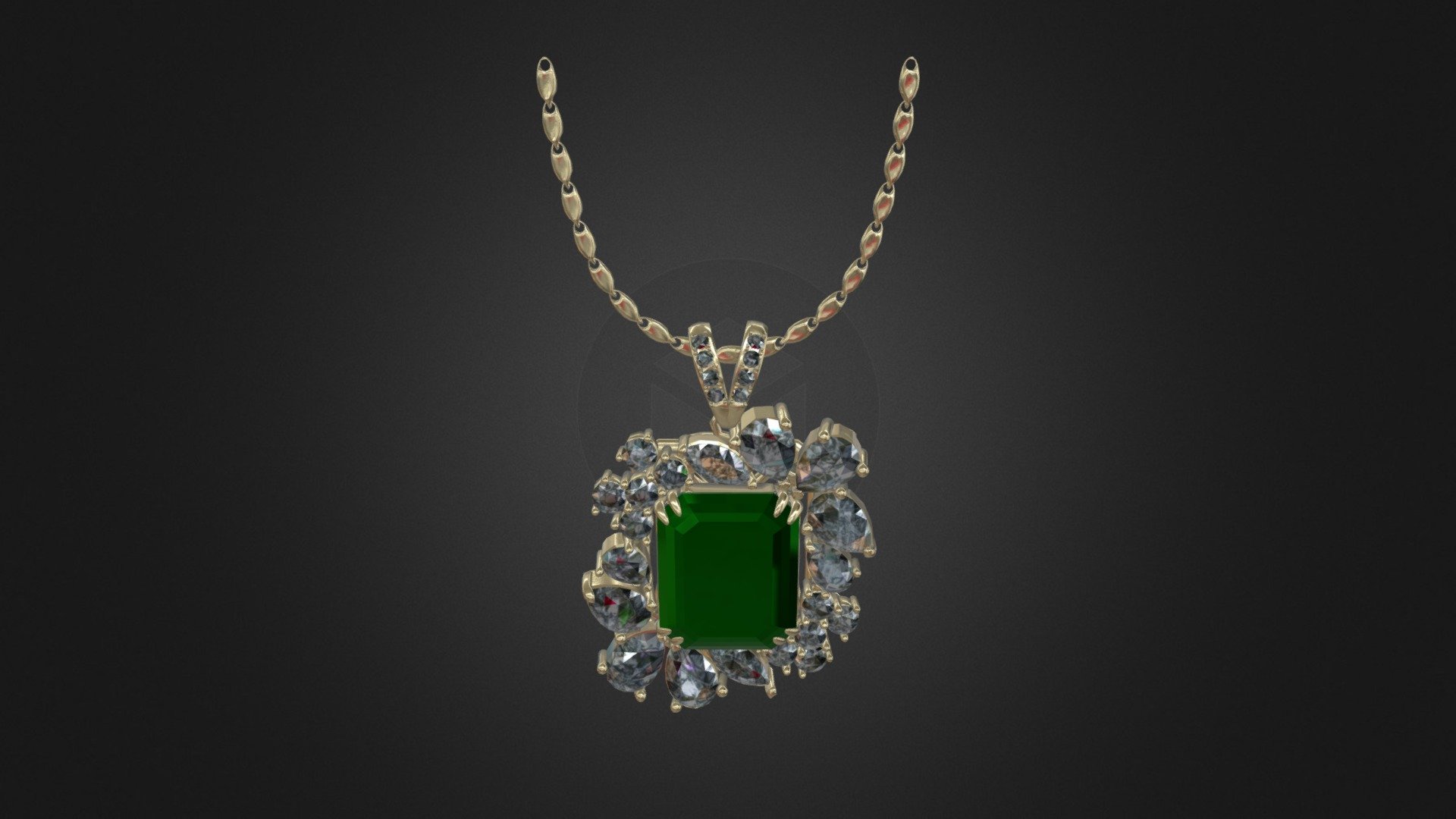 Jewellery 3D Model - Low - Necklace MDSep - 3D model by InCom Studio ...