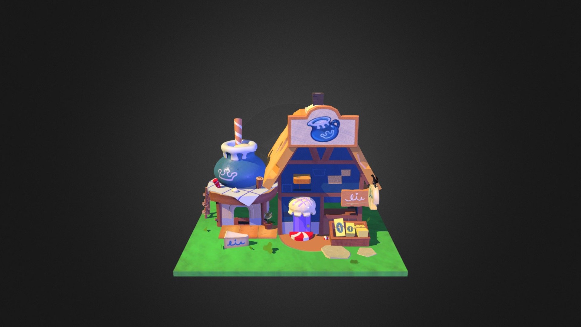 The Dairy Factory | Cookie Run Kingdom - 3D model by leeka508 ...