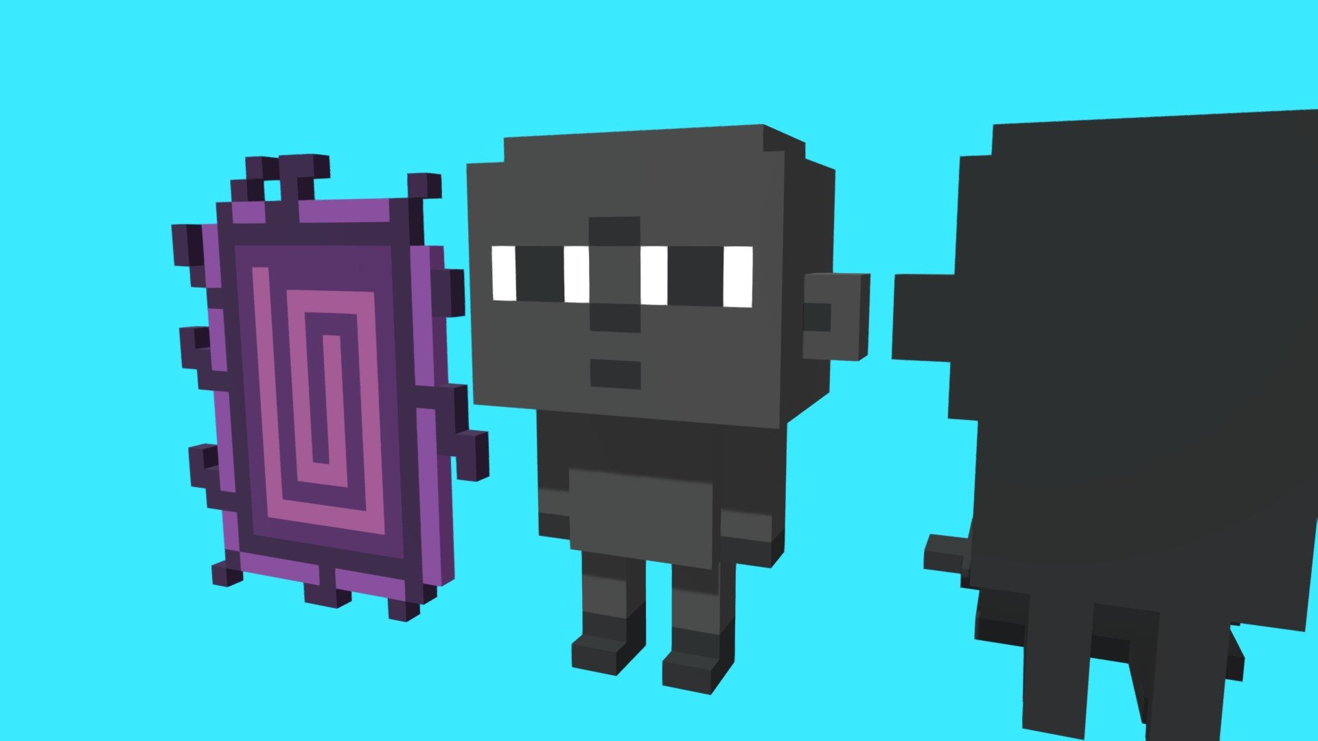 Voxel Boys - Shadow Sam - Buy Royalty Free 3D model by COVE989 [3298f28 ...