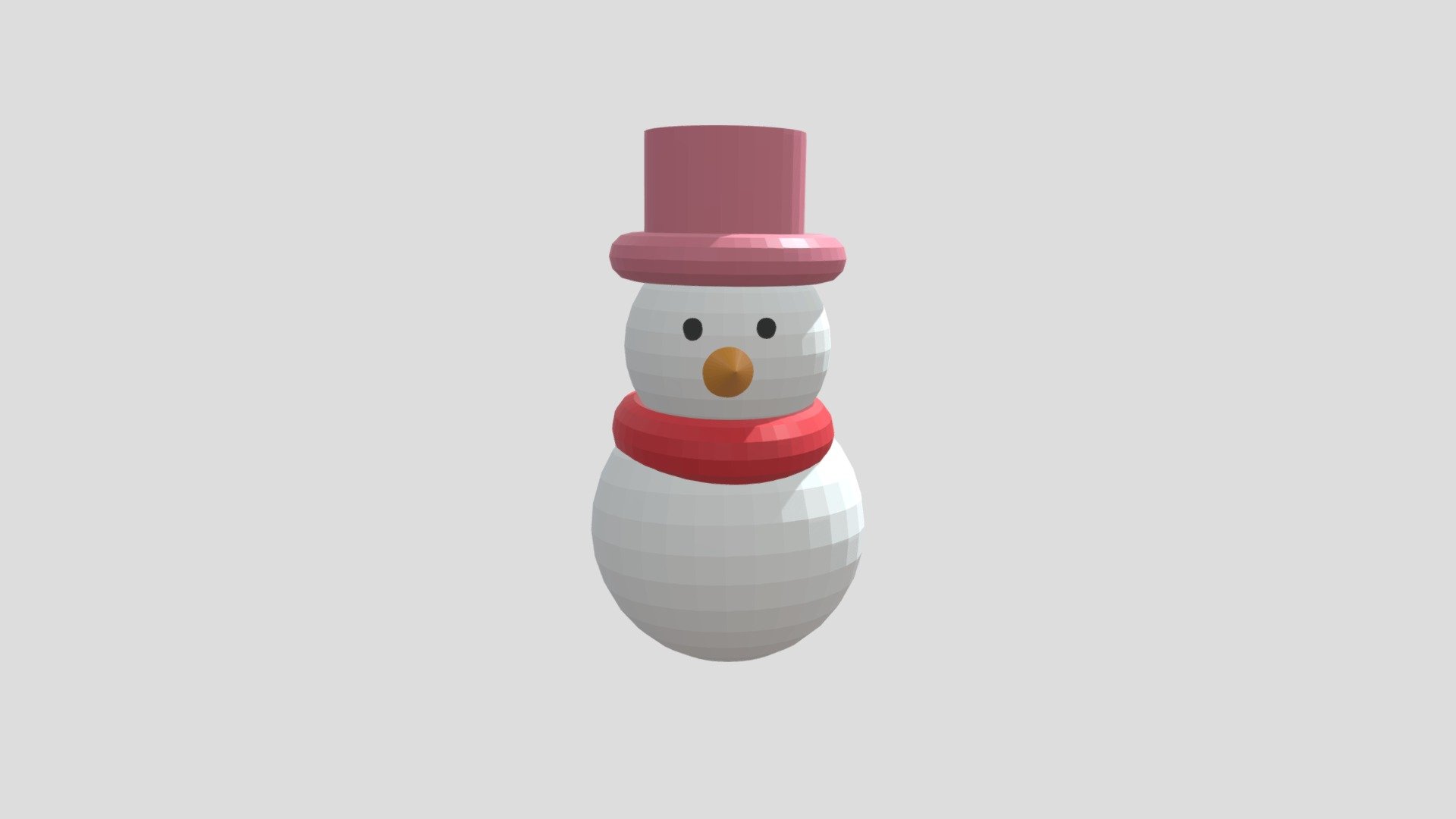 snowman - 3D model by mandyjx [3299352] - Sketchfab