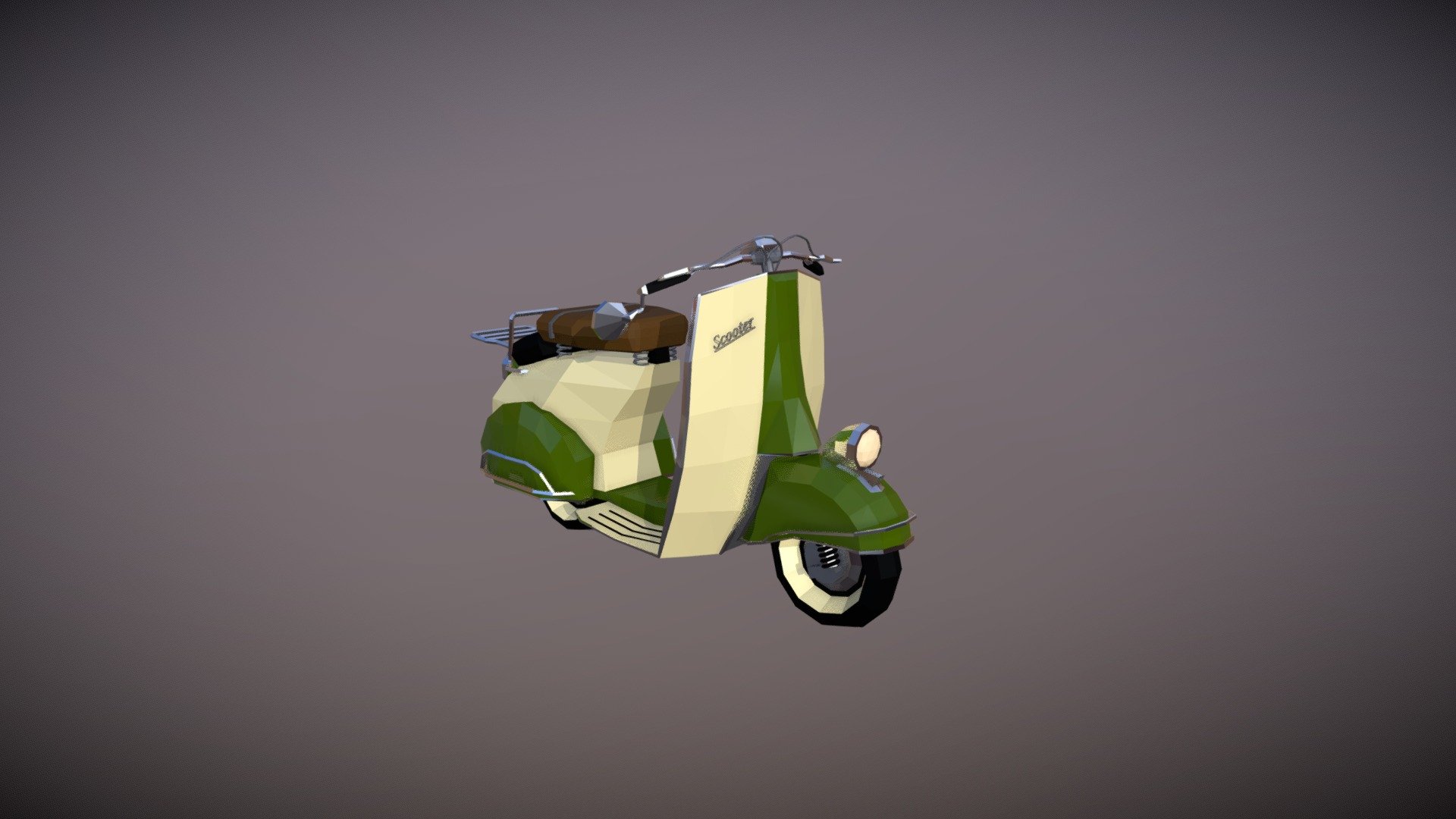 Low Poly Scooter 04 - Buy Royalty Free 3D model by Linder-Media ...