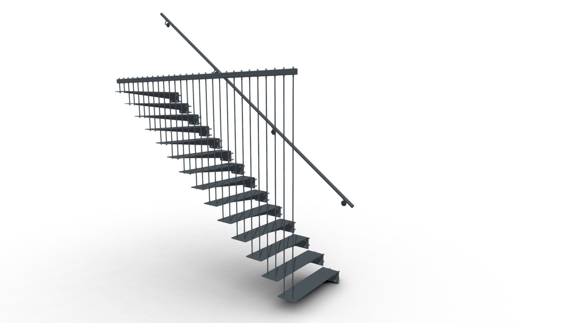 Metal staircase - Buy Royalty Free 3D model by steelworx [3299ada ...