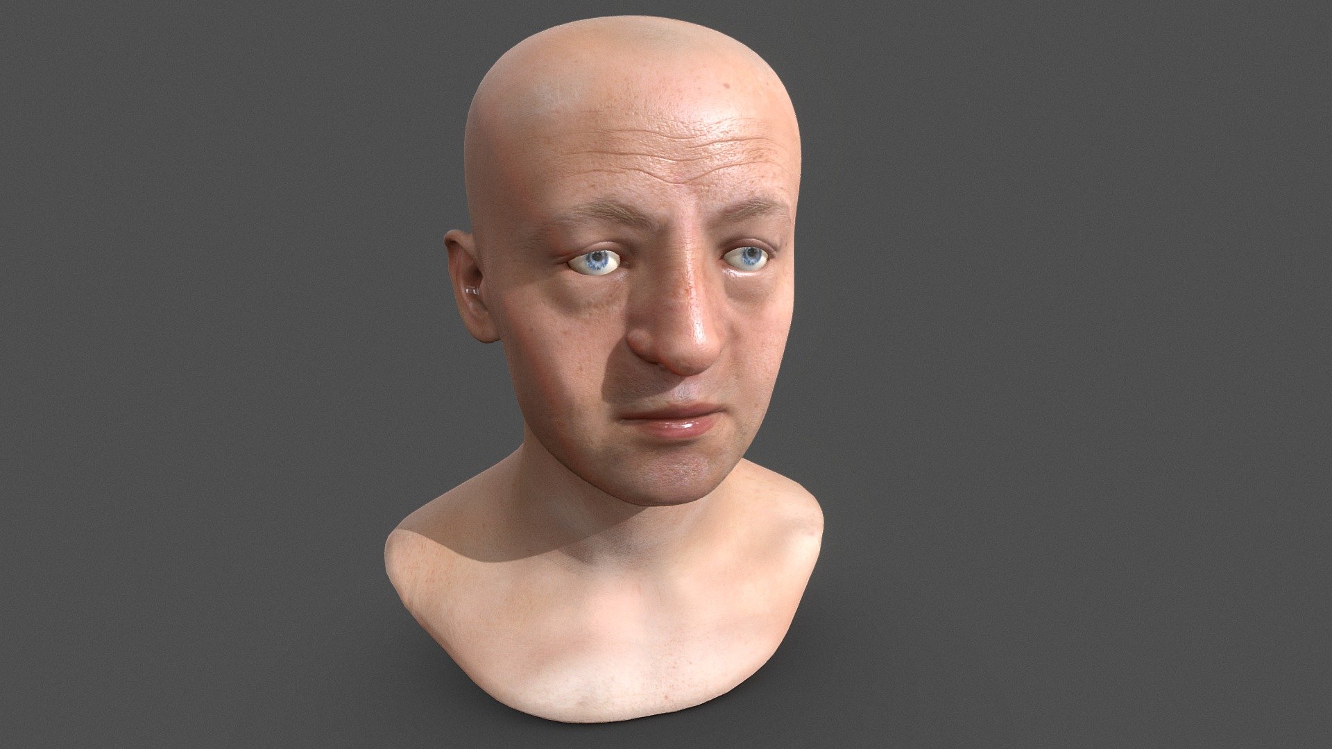 Realistic Human Head - Download Free 3D model by Kuutti Siitonen ...