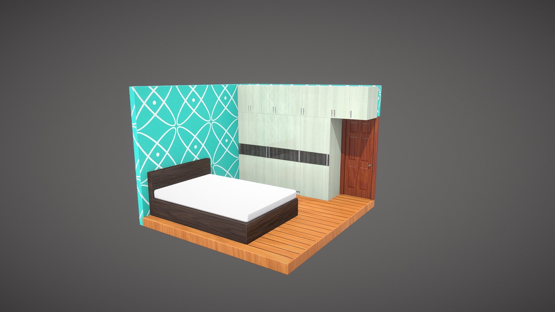 Master Bedroom - 3D model by praveensalo [329acf6] - Sketchfab