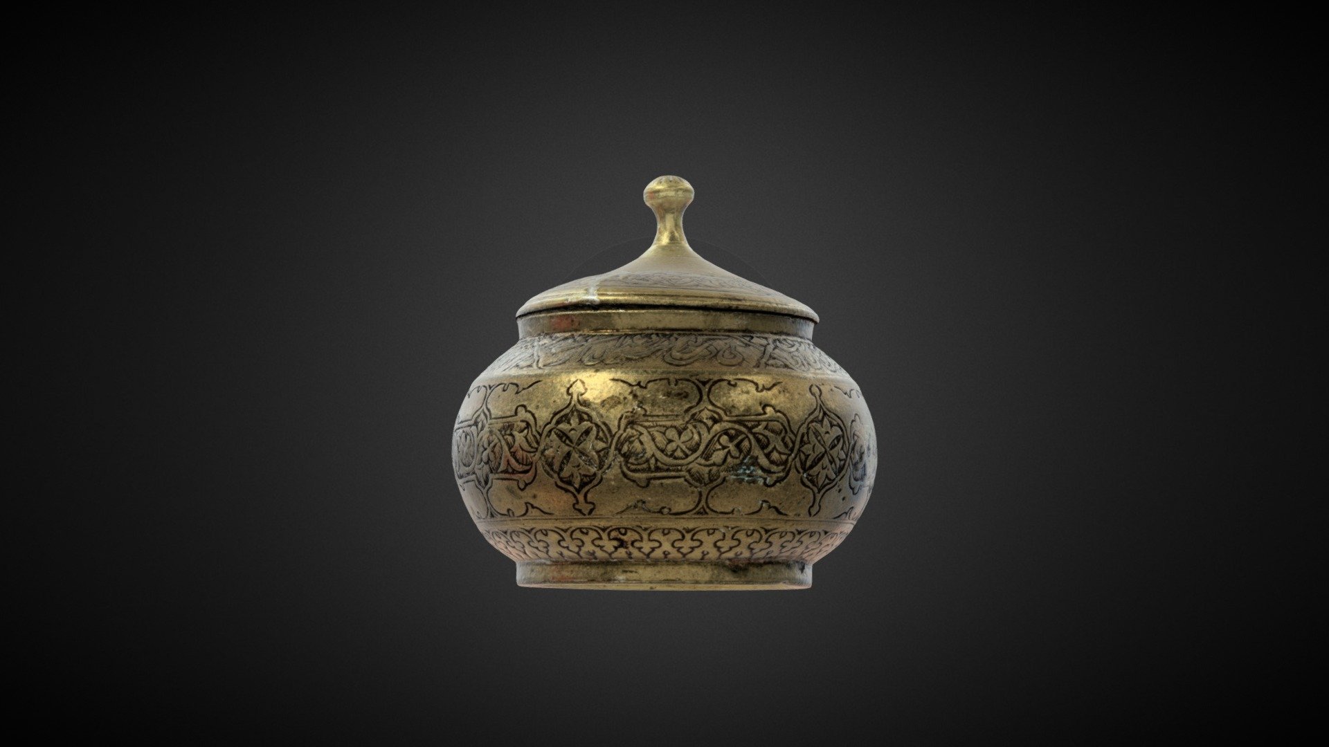 Brass Container - 3D model by aktc_museum [329b4e3] - Sketchfab