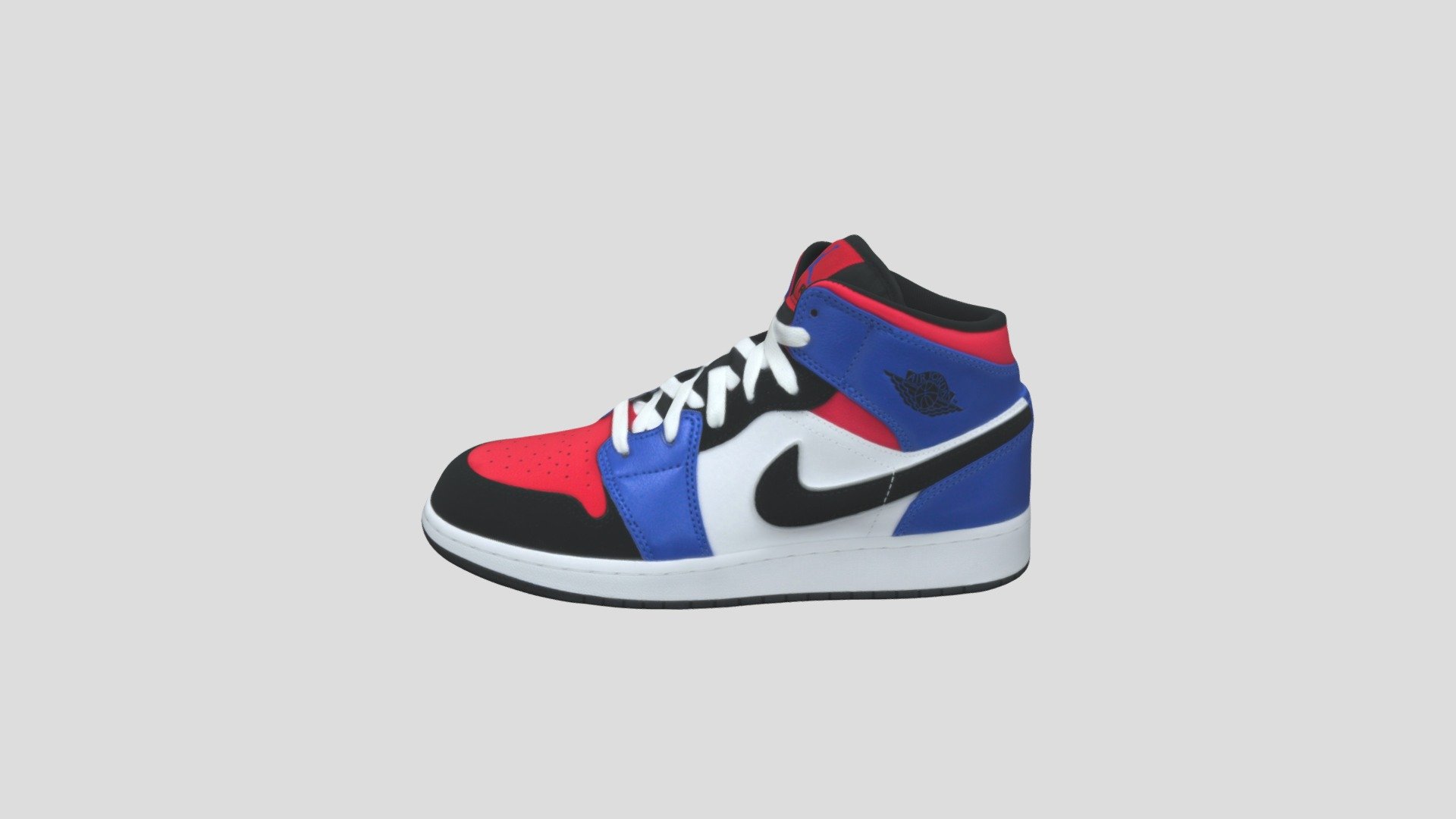 Air Jordan 1 Mid GS TOP 3 三色_554725-124 - Buy Royalty Free 3D model by ...