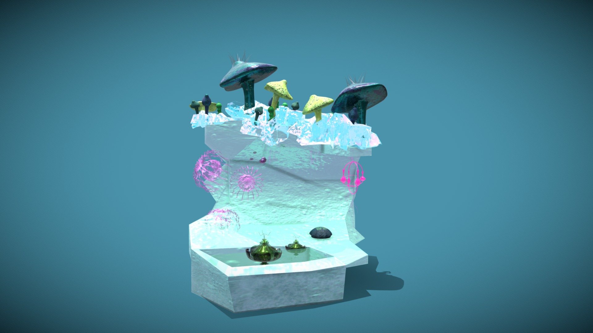 Alien_plants - Download Free 3D model by gatruelove [329b8a1] - Sketchfab