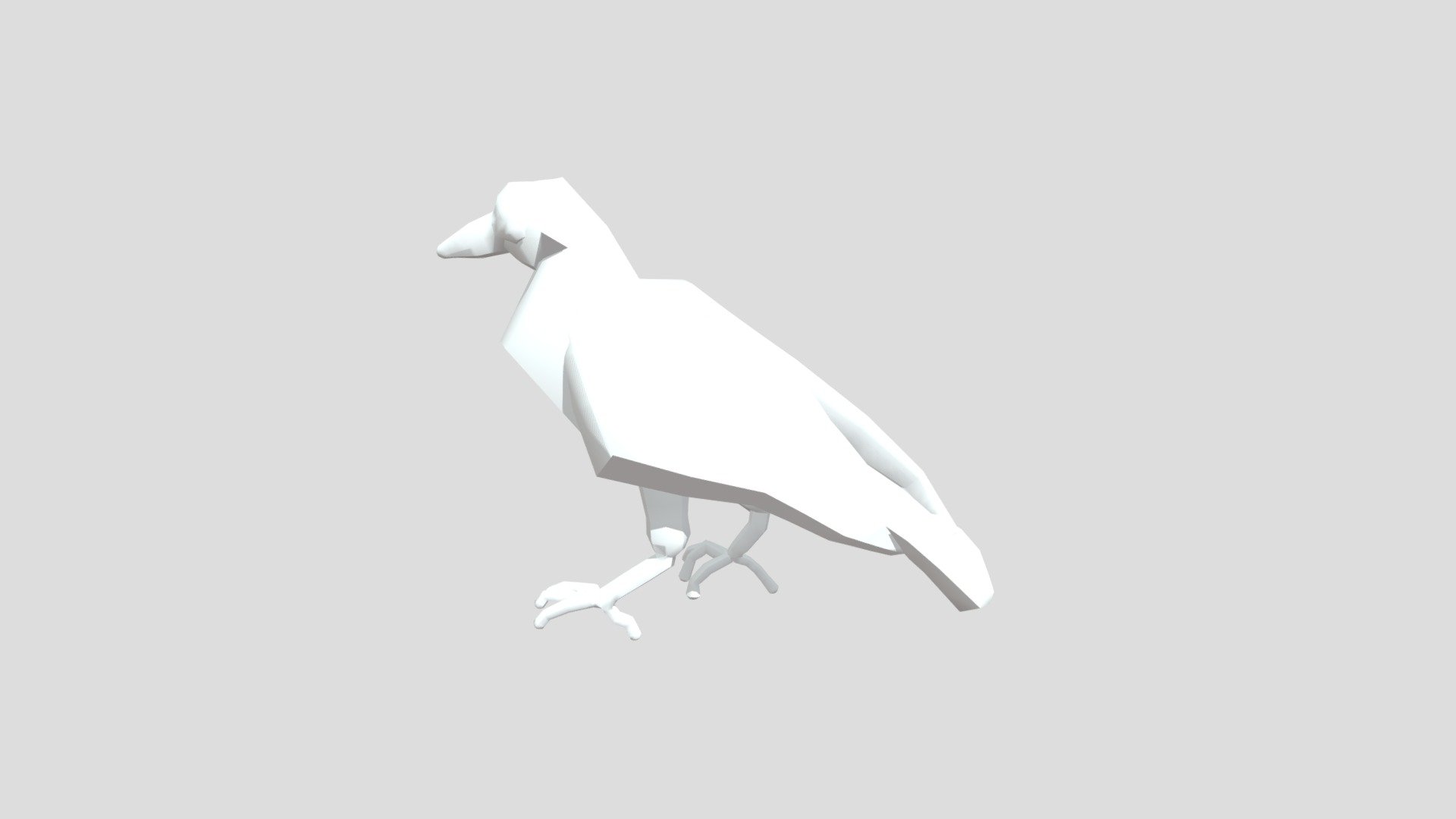 crow - 3D model by casessam (@casperessamart) [329bb89] - Sketchfab