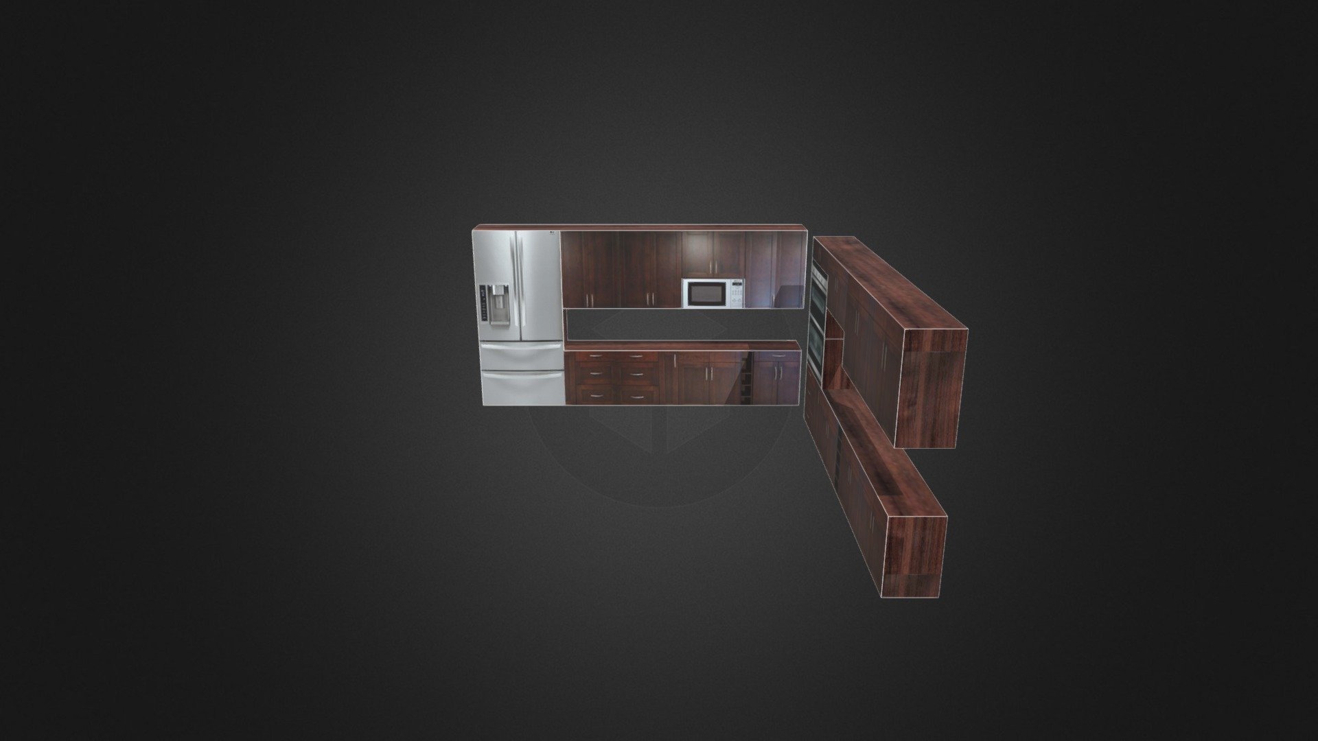 2pc Kitchen Set - Download Free 3D model by shirlanne [329cd46] - Sketchfab