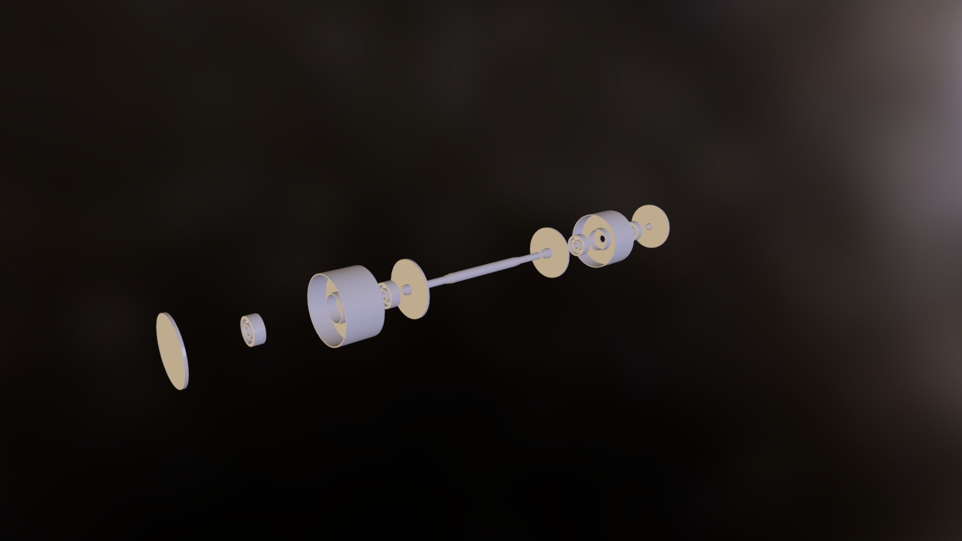 Double Bearing Assembly - Wheel Assembly.STL - 3D model by infinityf1 ...