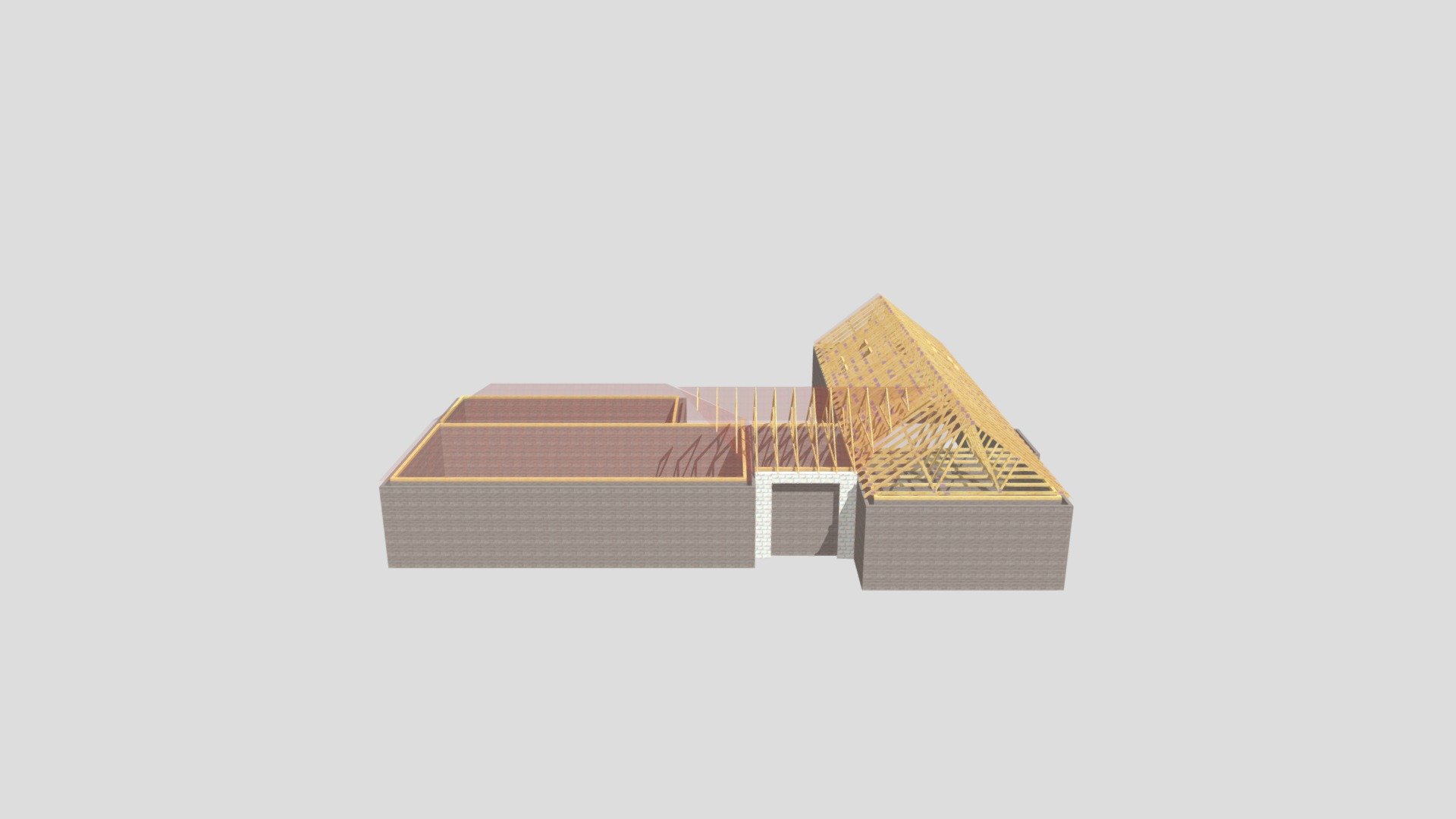 Hickey Flat Ceiling Bedroom Option Truss Roof - Download Free 3D model ...