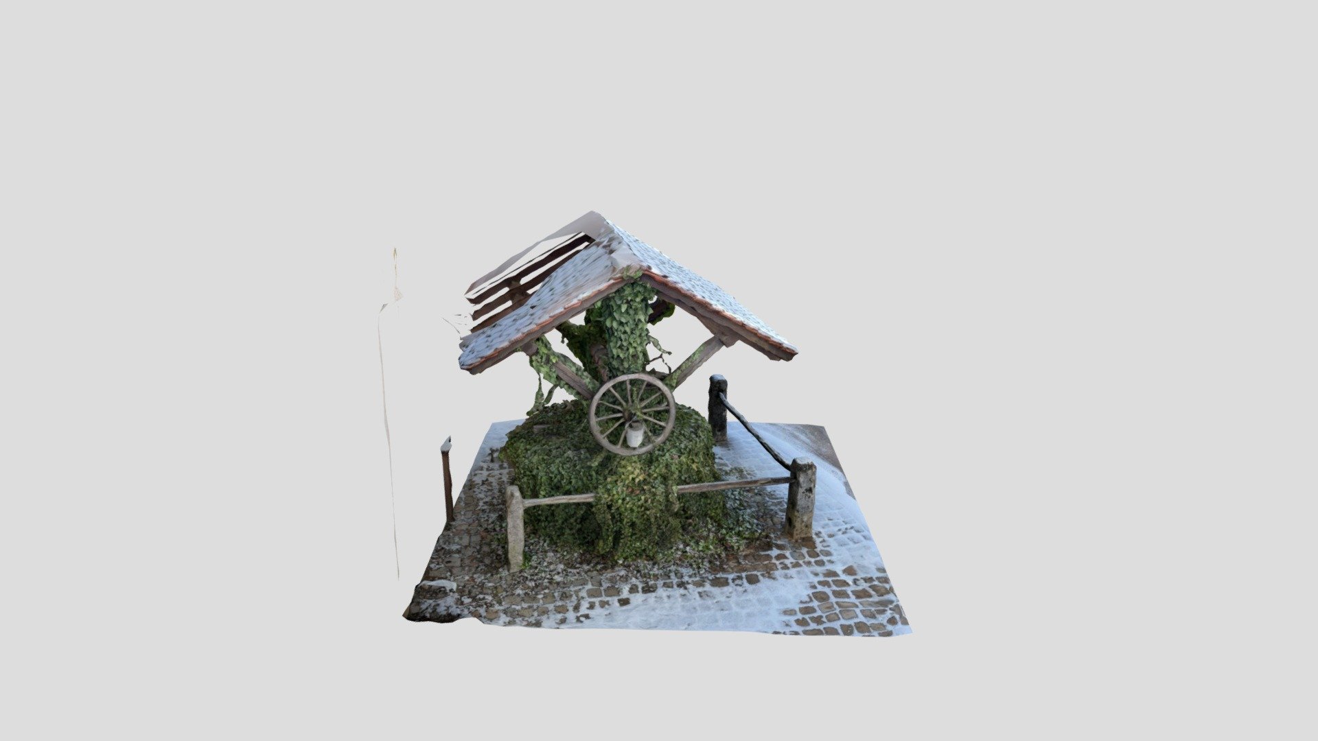 Old village well (work in progress) - Download Free 3D model by ...