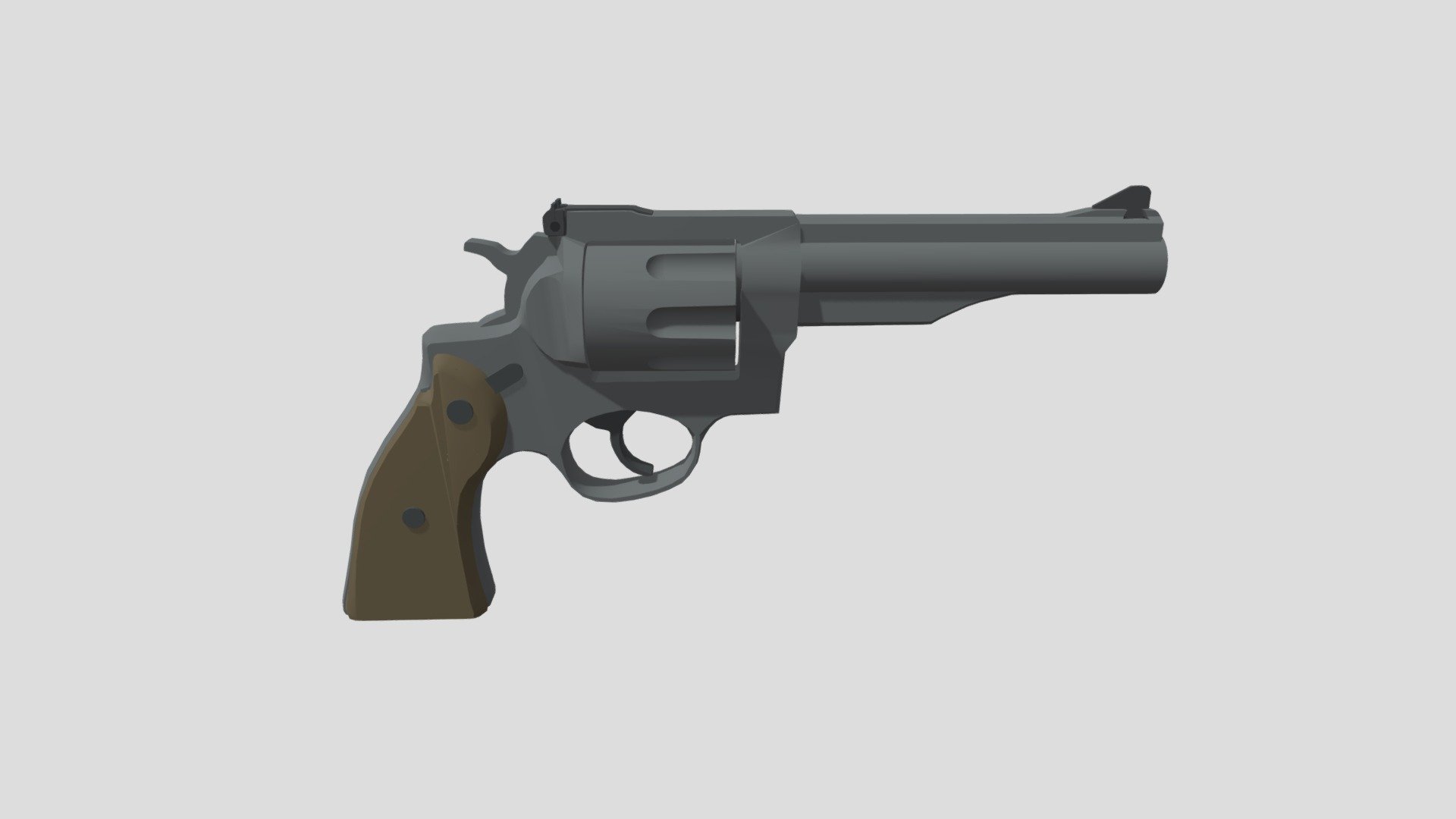 Ruger Redhawk .44 Magnum Revolver - Download Free 3D model by calico16 ...