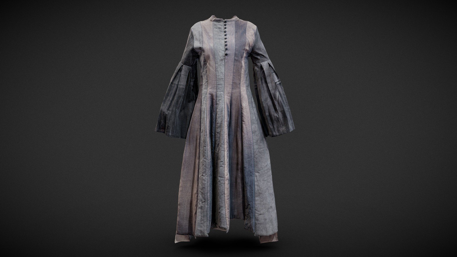 Multi Panel Dress - Buy Royalty Free 3D model by Polygonal Miniatures ...