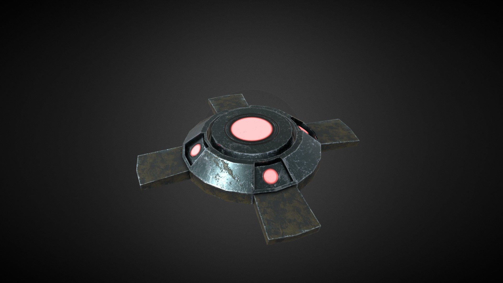Landmine - 3D model by sazz0 [32a39aa] - Sketchfab