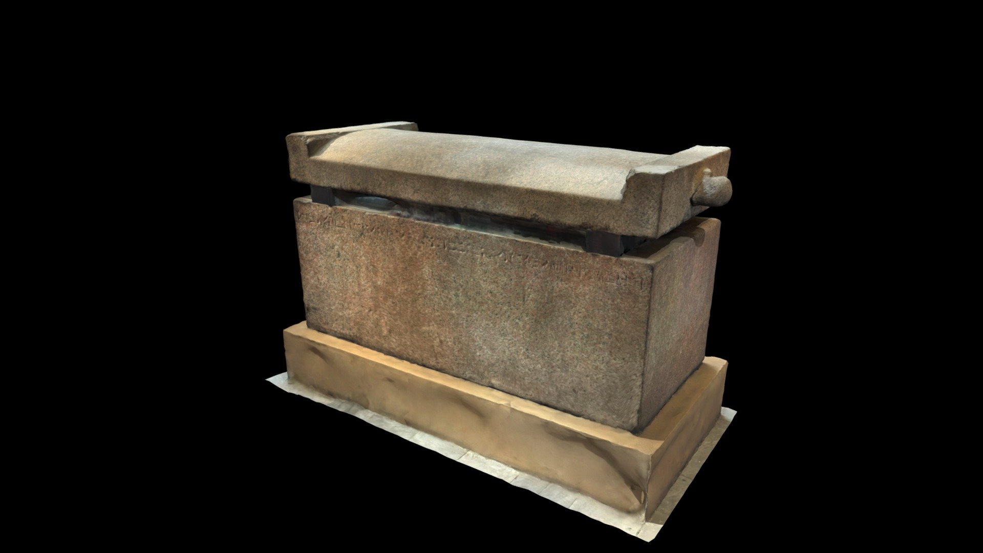 Inscribed sarcophagus of Seshemnefer II - Download Free 3D model by pmanuelian [32a5415] - Sketchfab