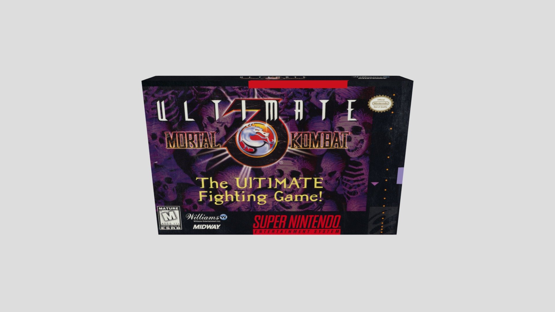 Ultimate Mortal Kombat 3 Nintendo SNES Box - 3D model by eddie.ecklund ...