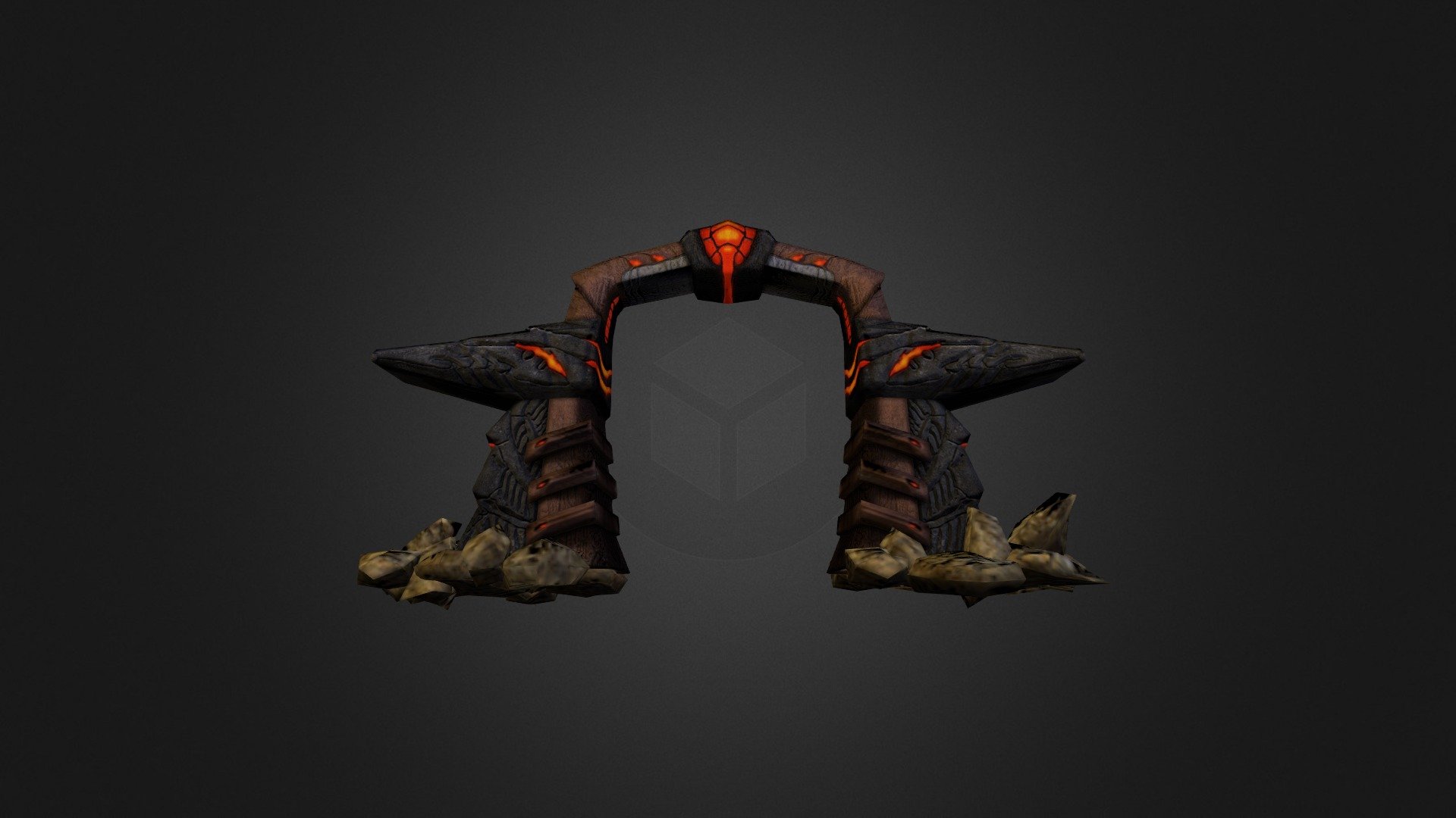 The cute portal to the World of Orcs - 3D model by glebvontrier ...