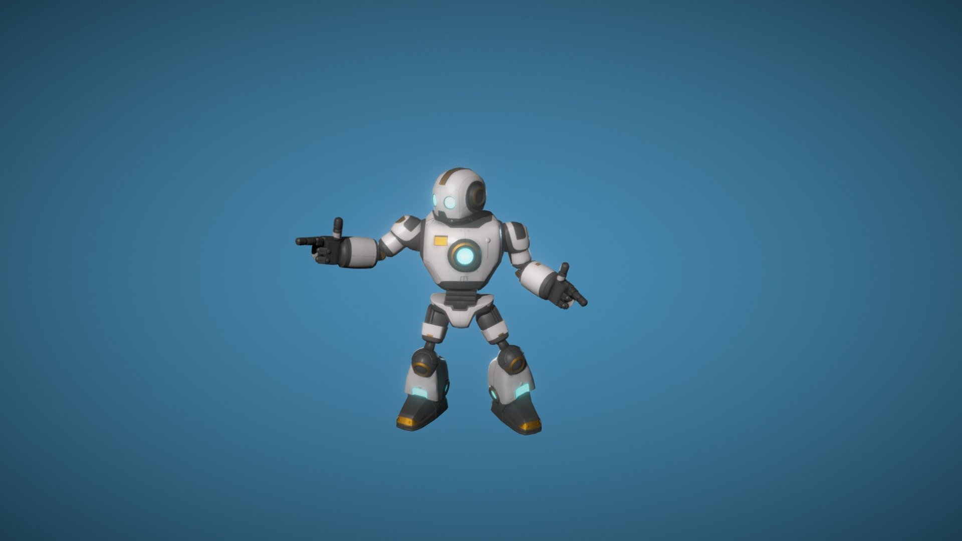 Roboto - GameReady Character - Download Free 3D model by HaydzBooter ...