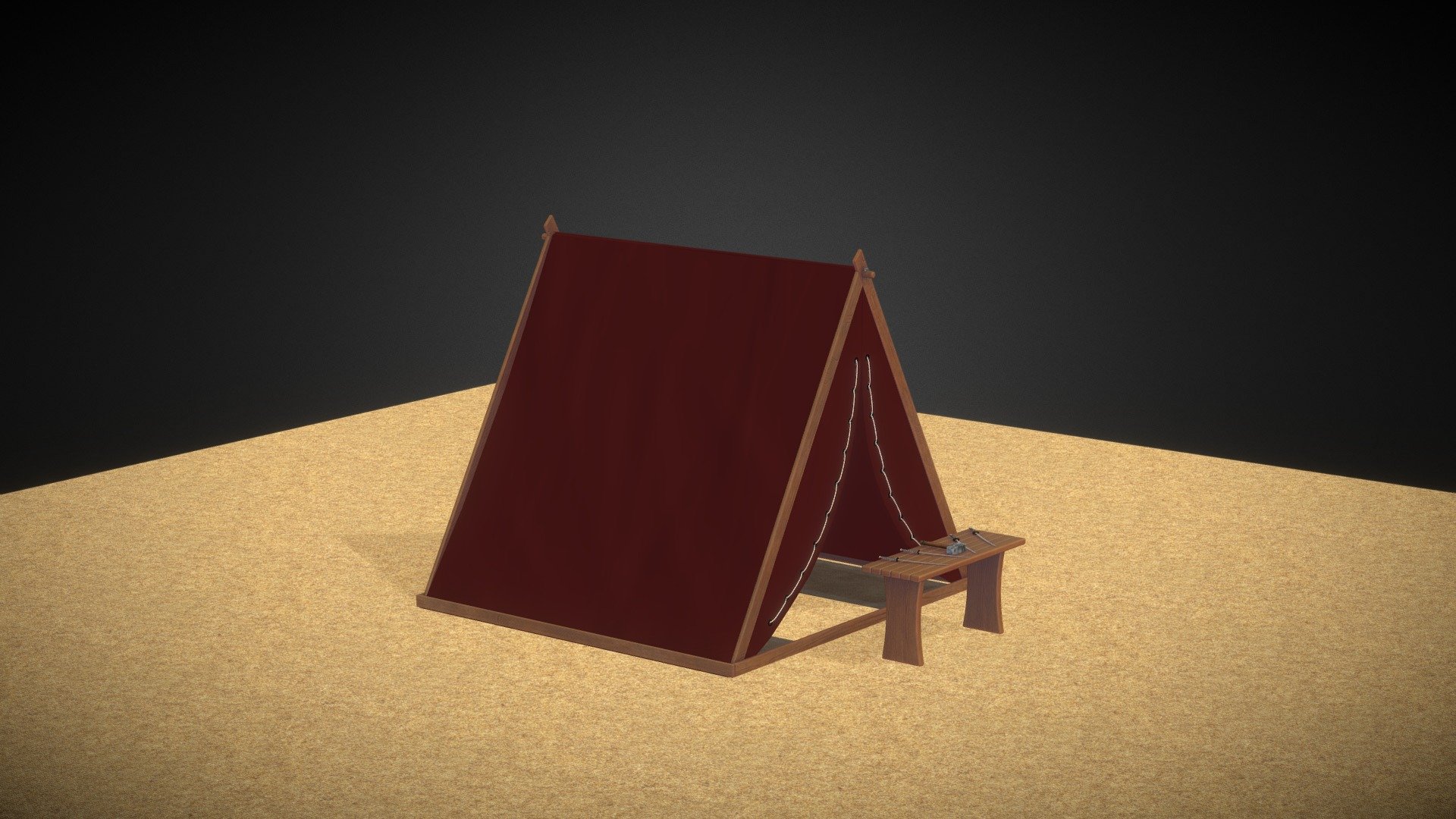 CAMPING TENT - 3D model by Vasanthakumar R (@Vasanthakumar.R) [32a9d4a ...