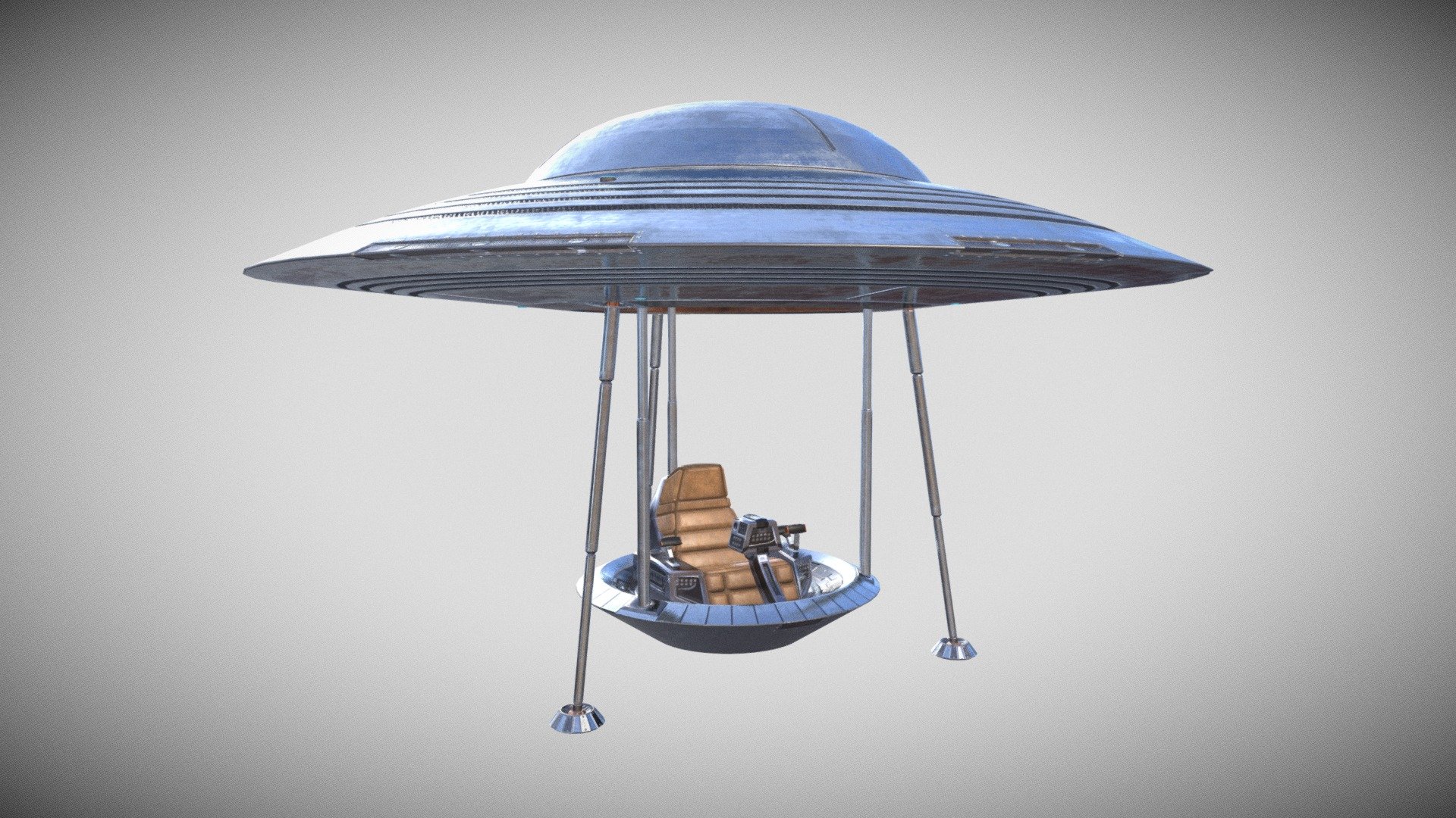 Timesplitters Rewind - Ufopia UFO - 3D model by Evan Sawatsky ...