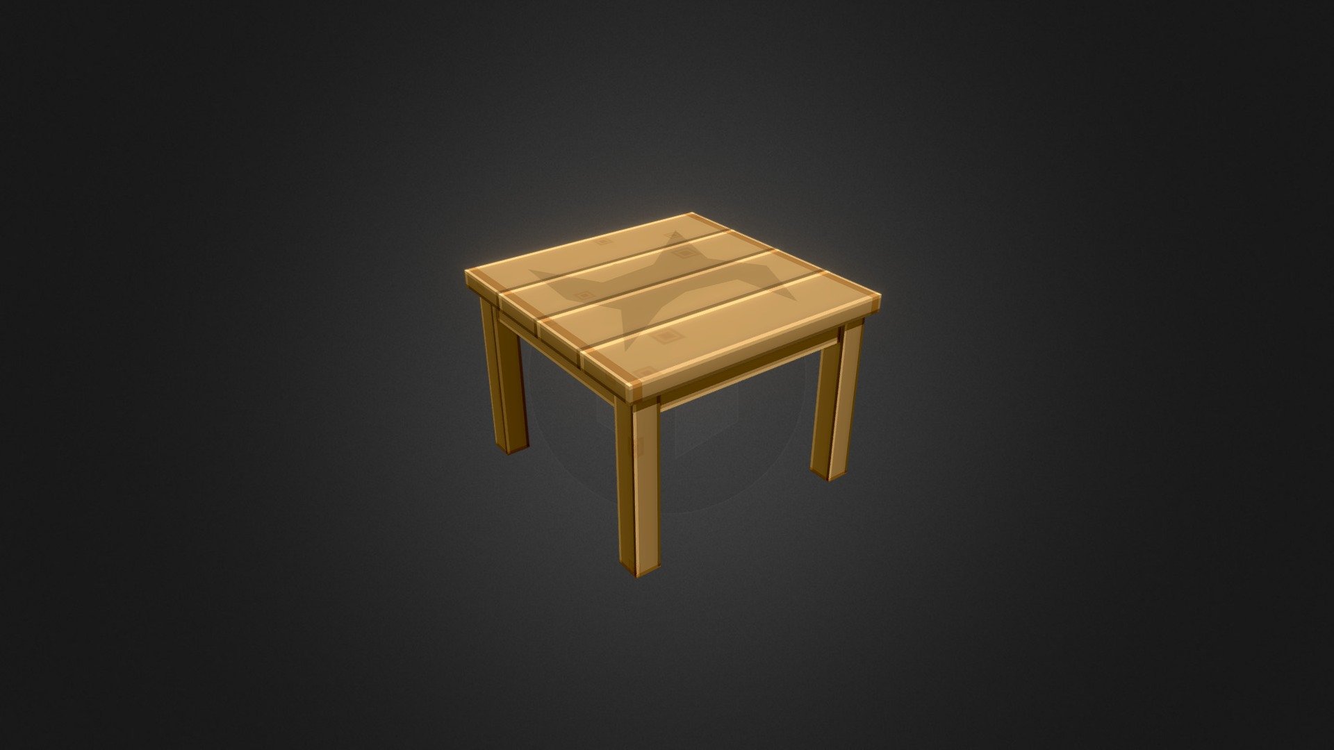 Wooden Table - 3D model by Nineven [32aa9c5] - Sketchfab