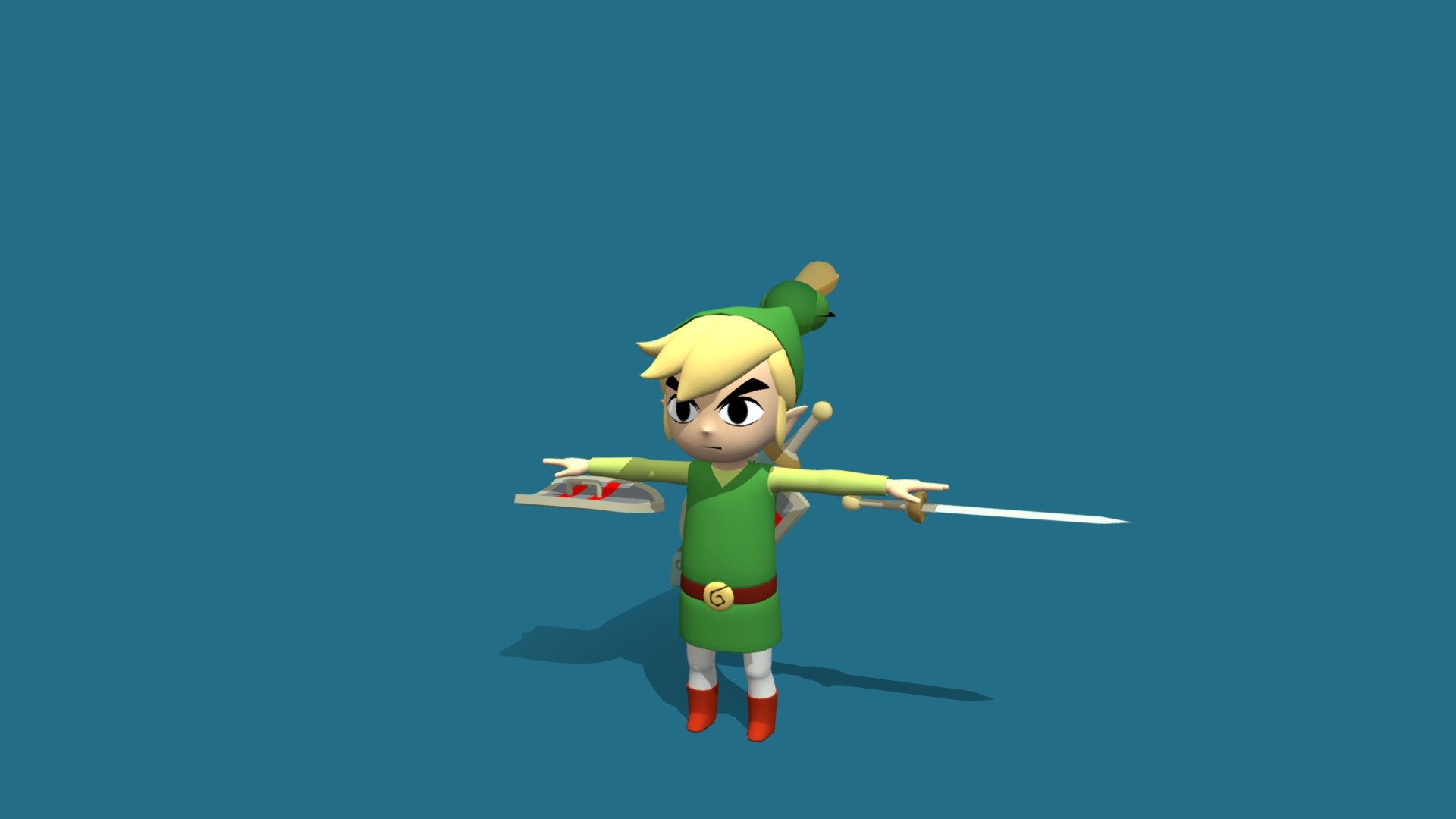 Minish Cap Link - 3D model by Igor Ferreira (@igorrferr) [32acae7 ...