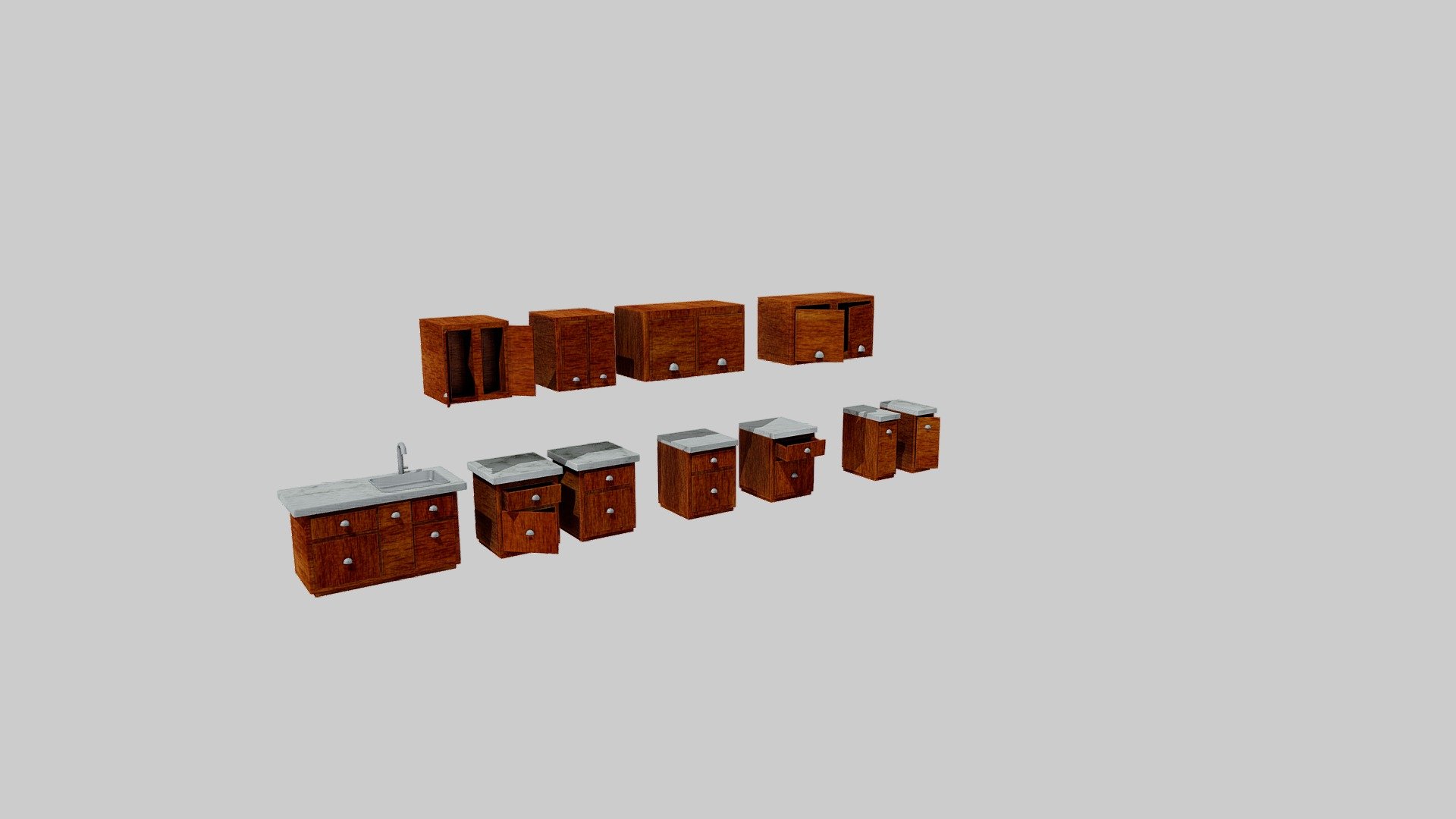 Kitchen Cabinet Modular? Maybe? - Download Free 3D model by ...