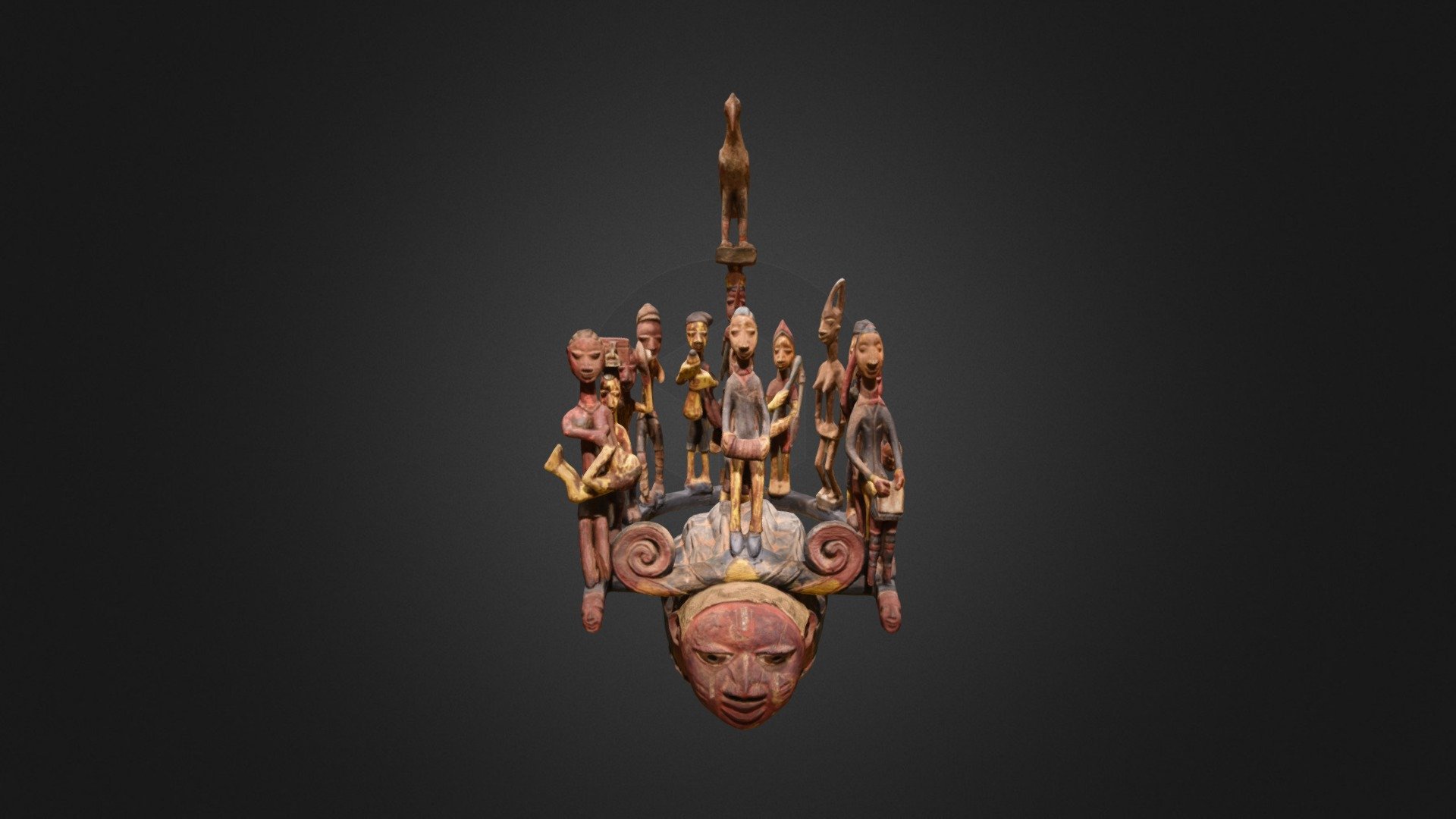 Magbo Society Mask / Indianapolis Museum of Art - 3D model by Matthew ...