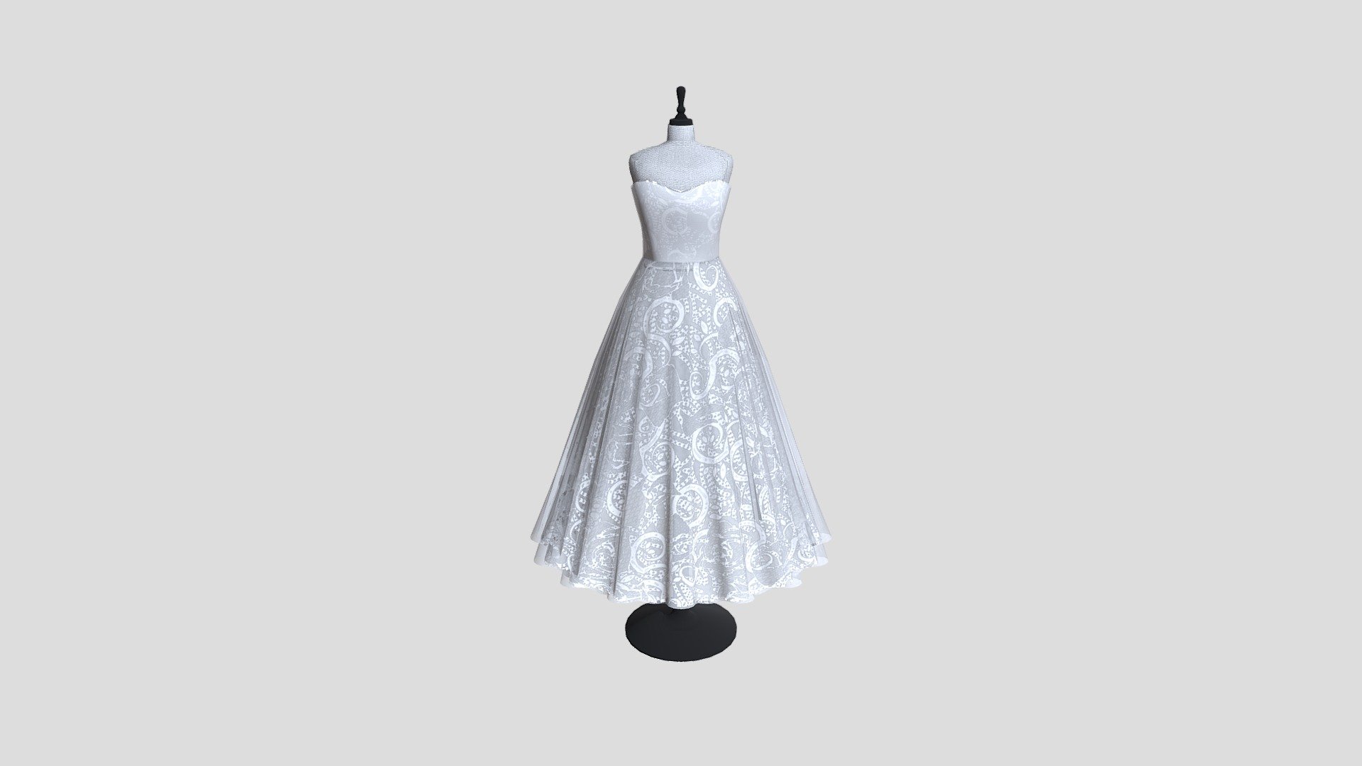Dress - 3D model by TsukiKanna [32ae699] - Sketchfab