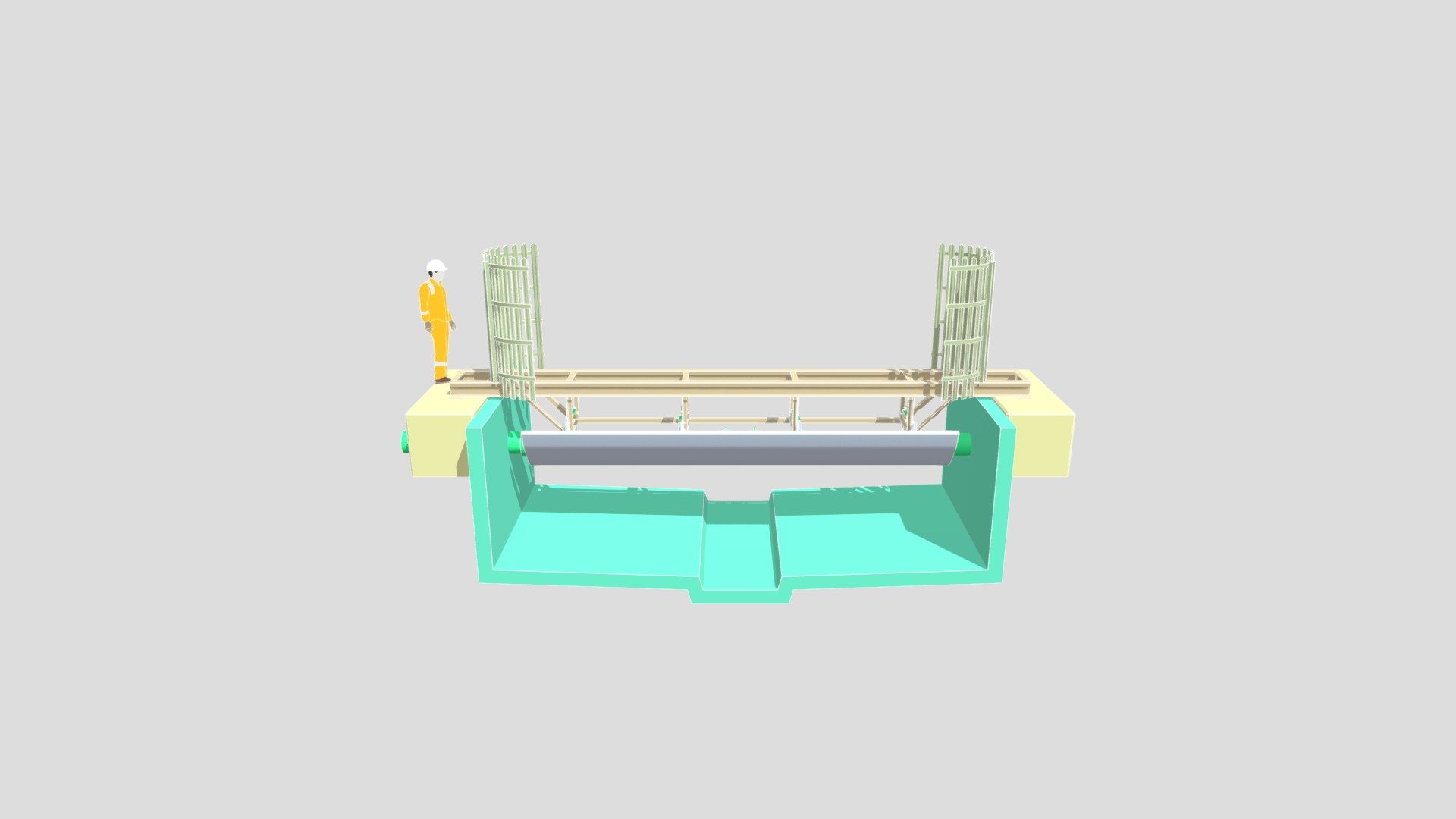 pipe bridge v2 - 3D model by ksa2020 / Dezine 2020 (@ksa2020) [32ae7c6 ...