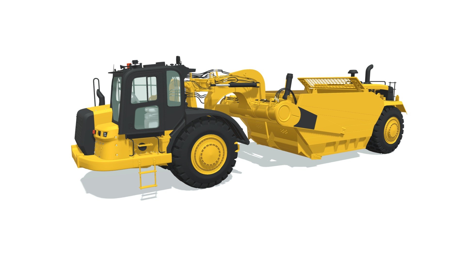 Tractor Scraper - Buy Royalty Free 3D model by 3DHorse [32b0637 ...