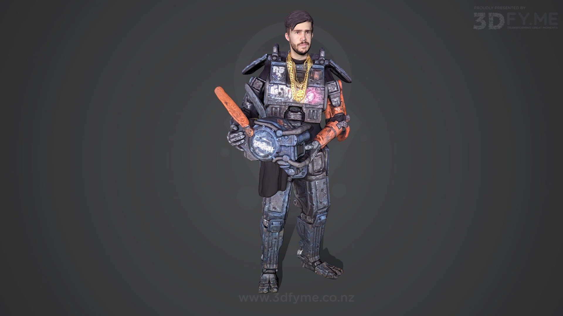 Chappie by Steve Pearson (3D Scan - 153 pics) - 3D model by 3Dfy.me New ...